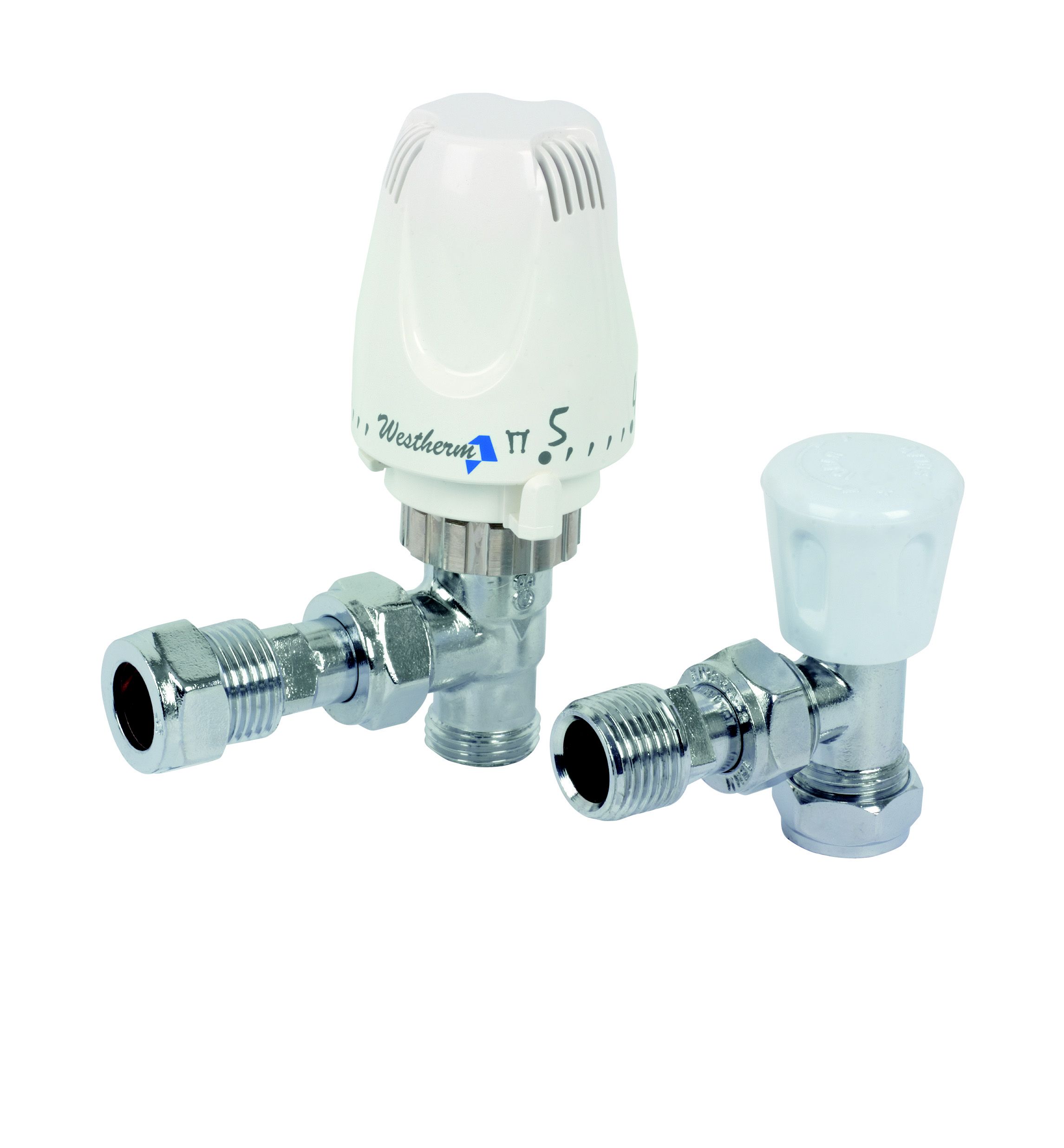 Comap Angled Thermostatic Radiator valve | Tradepoint