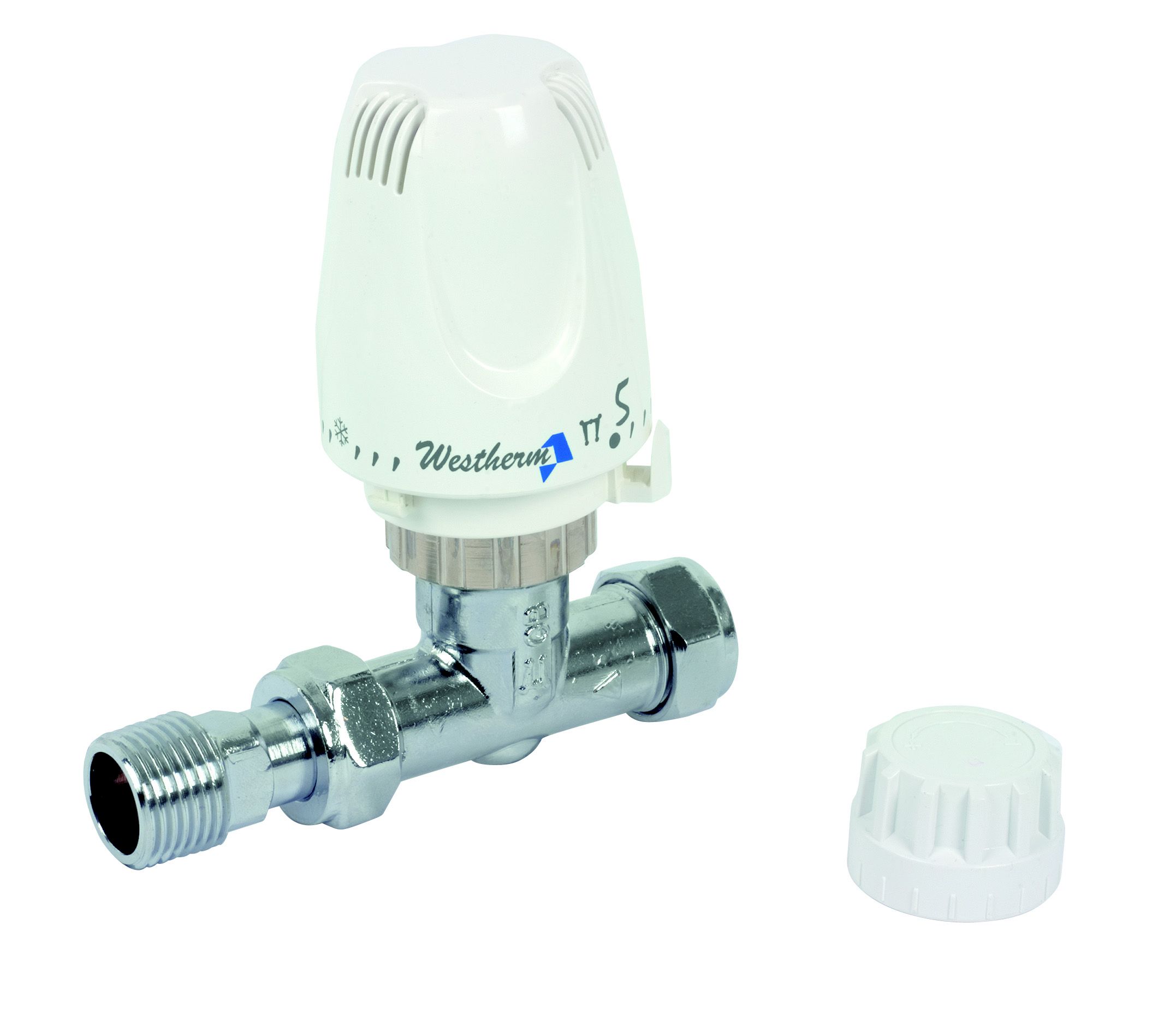 Comap Straight Thermostatic Radiator valve | Tradepoint