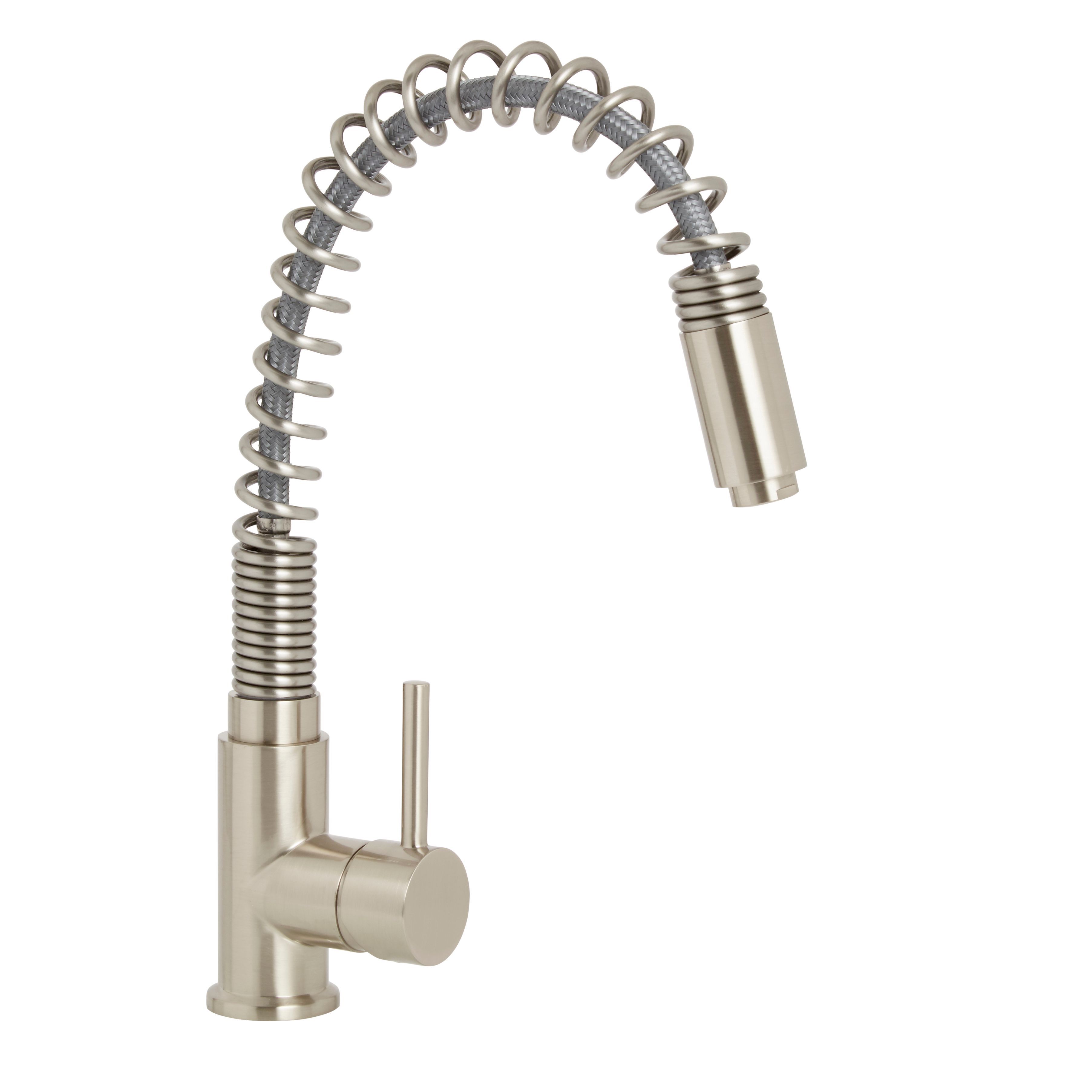 Cooke & Lewis Farin Nickel effect Kitchen Monobloc Tap | Tradepoint