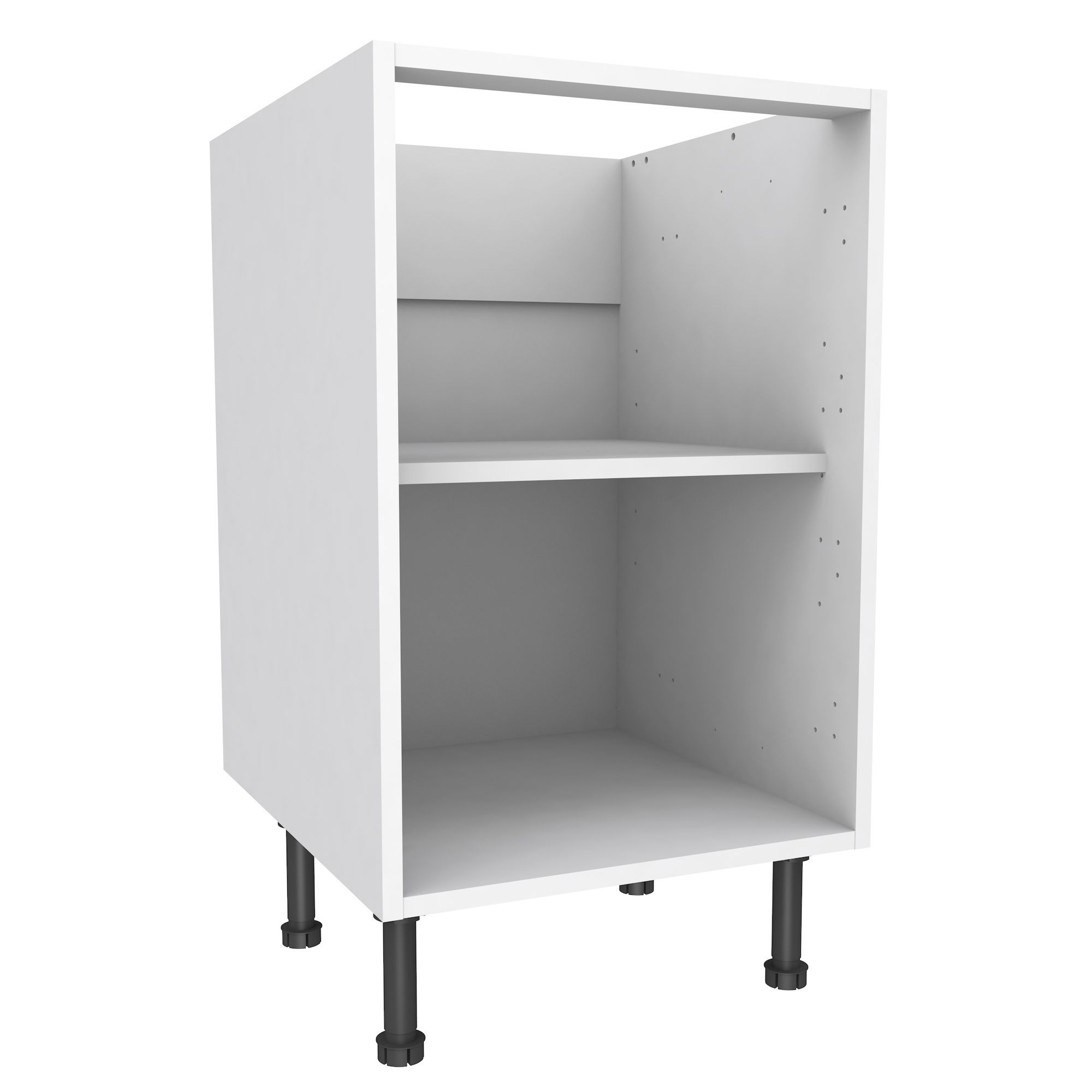 Cooke Lewis White Standard Base cabinet W 500mm Tradepoint