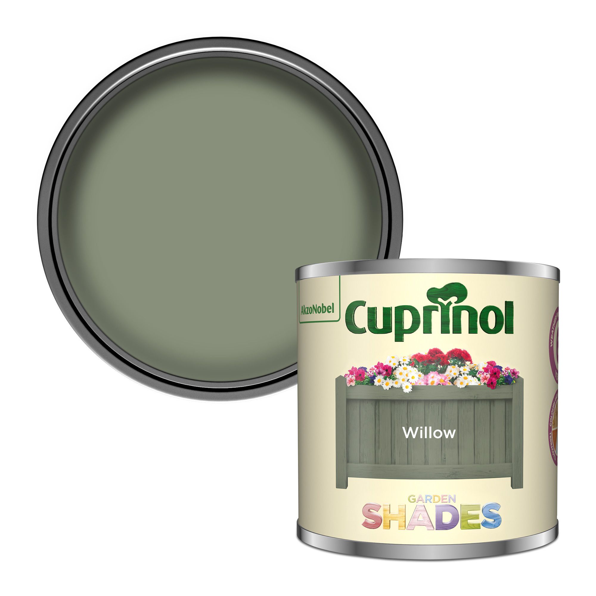 Cuprinol Garden shades Willow Matt Multi-surface Garden Wood paint ...