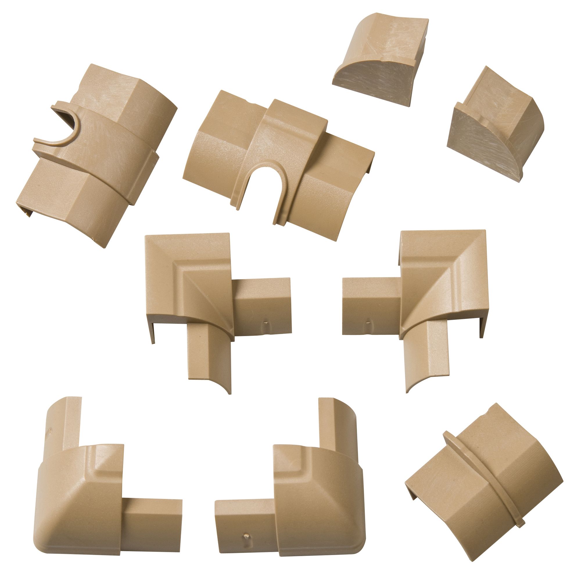 D-Line Natural 9 Piece Trunking kit, (W)22mm | Tradepoint