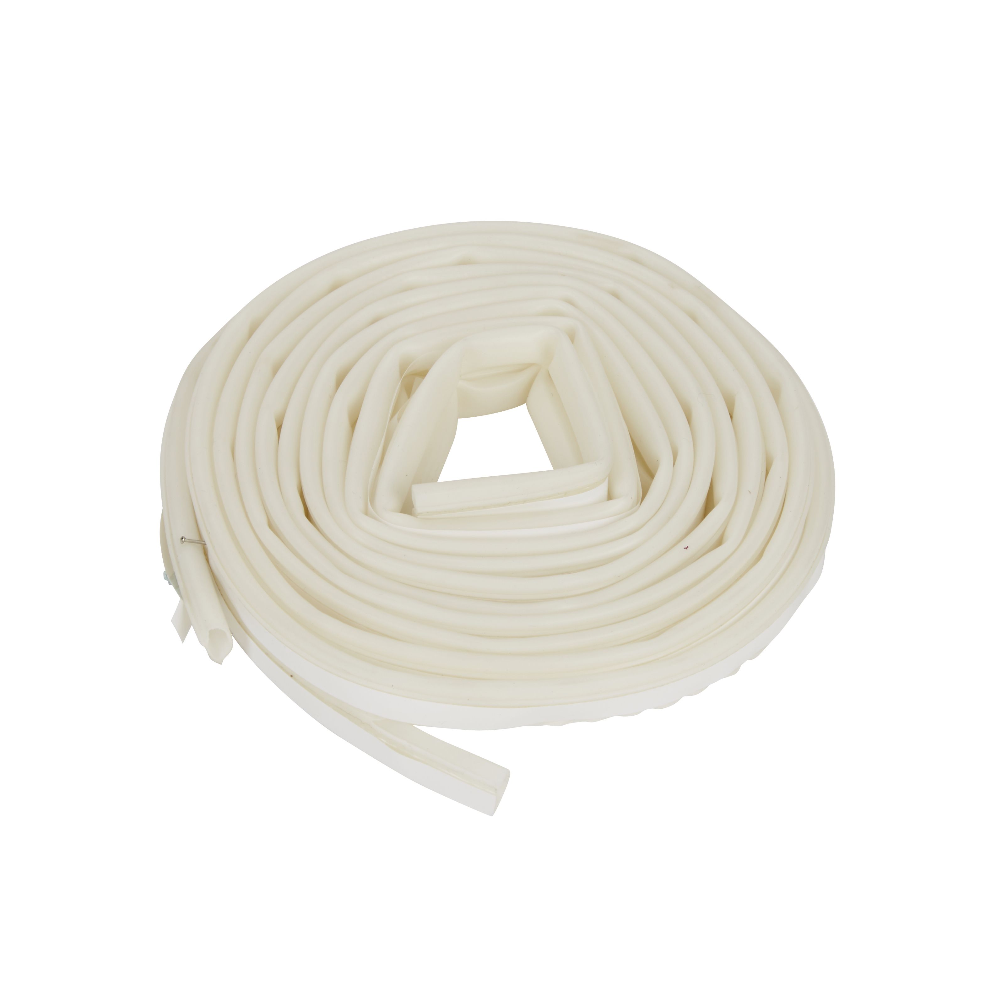 Diall White Self-adhesive Draught seal (L)6m (W)9mm (T)6.5mm | Tradepoint