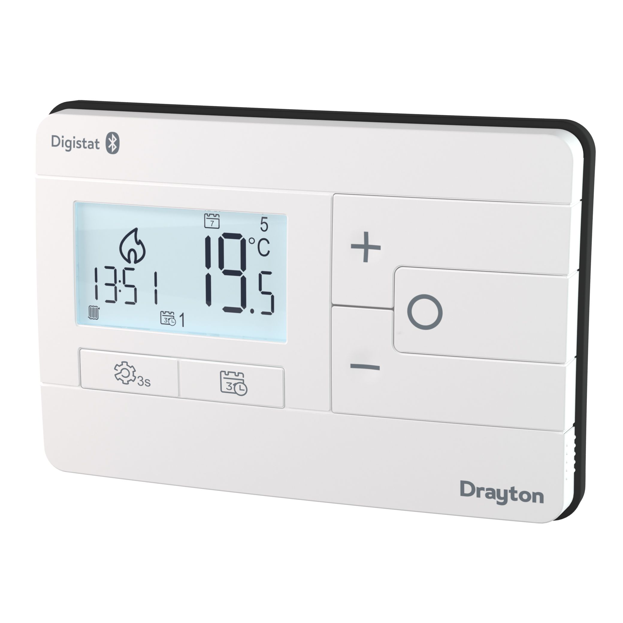 Drayton Digistat 2290B Smart Combi boilers Thermostat, White
