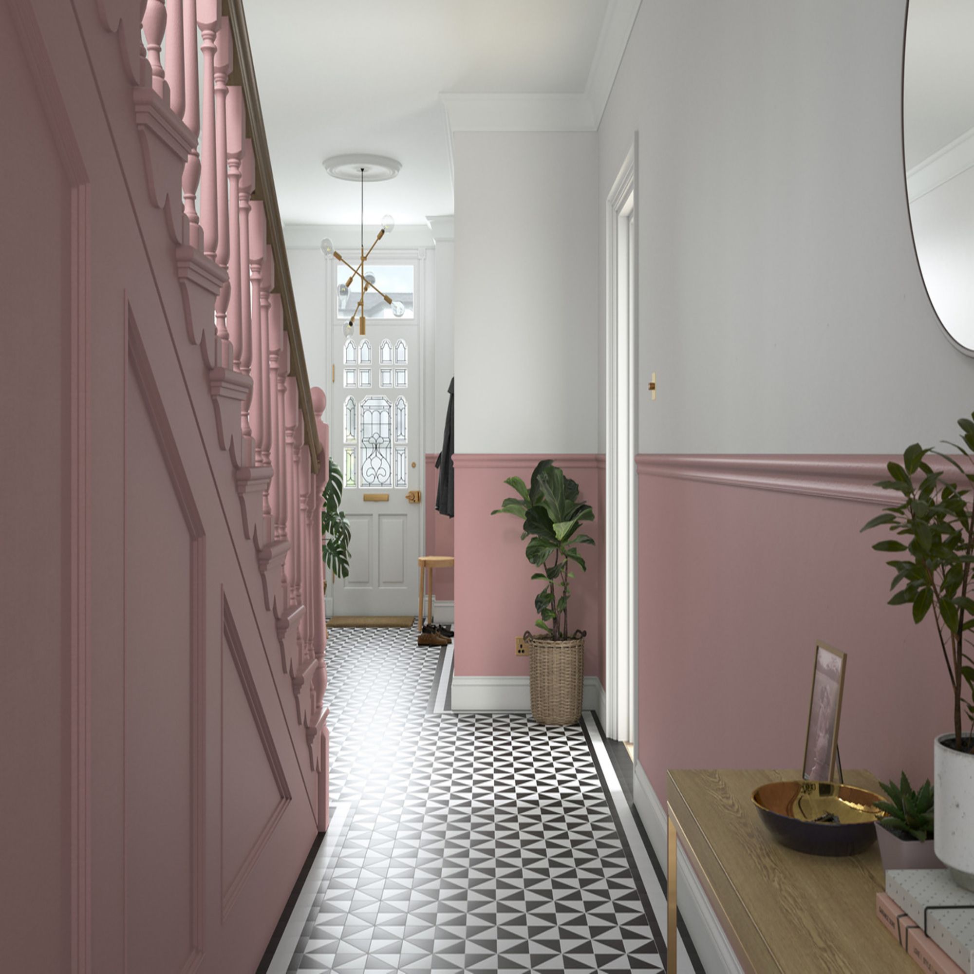 Dulux Heritage Pink Matt Emulsion paint, 2.5ml