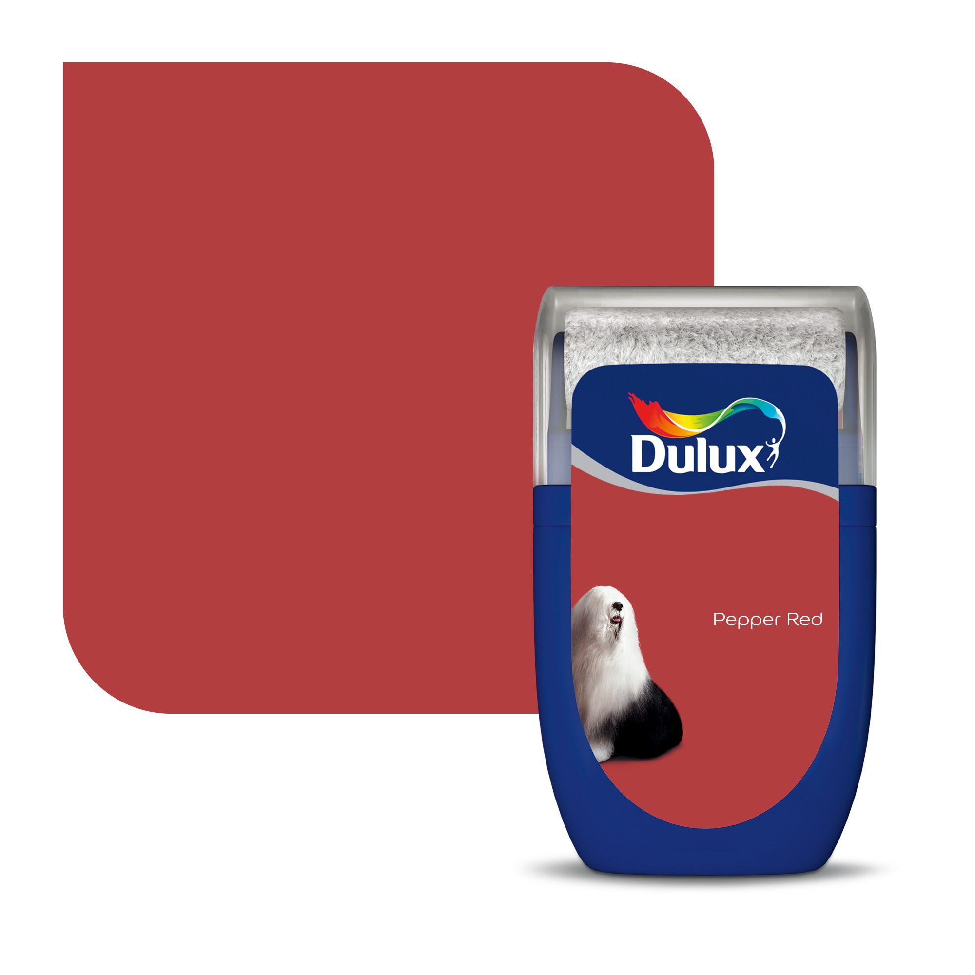 Dulux Standard Pepper red Matt Emulsion paint, 30ml Tester pot | Tradepoint