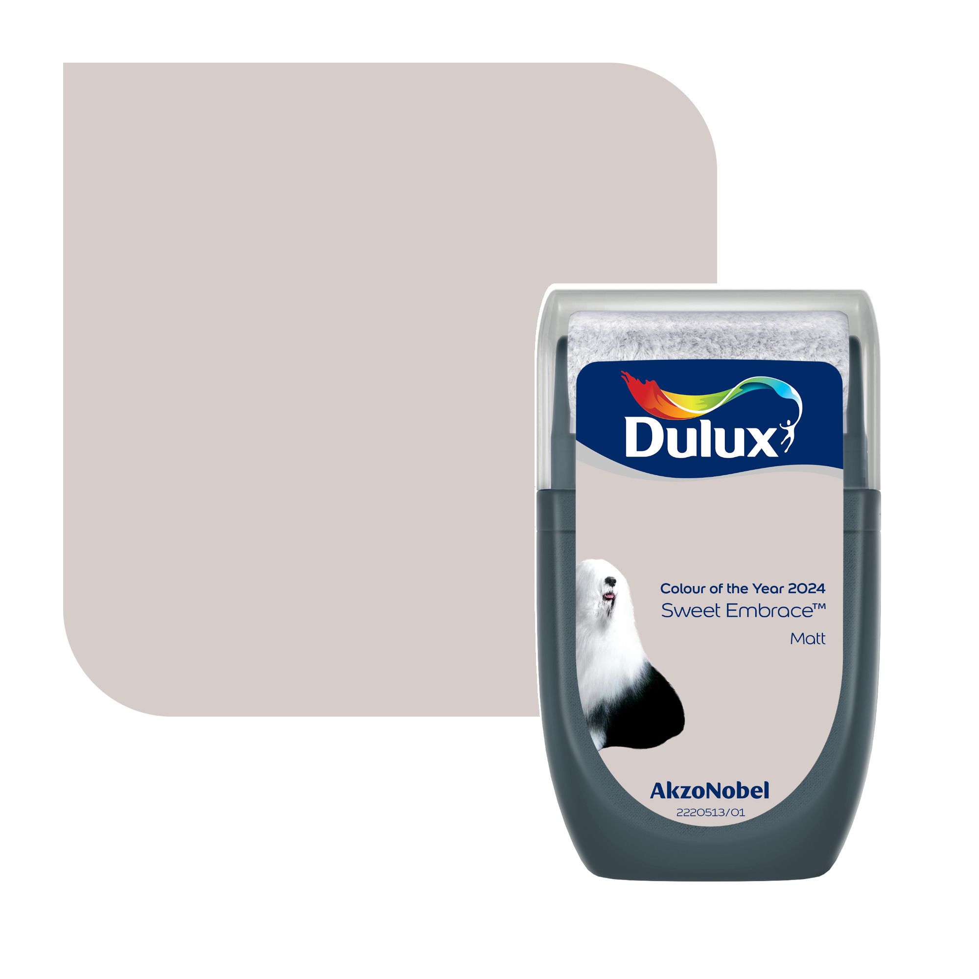Dulux Sweet Embrace Vinyl matt Emulsion paint, 30ml Tester pot | Tradepoint