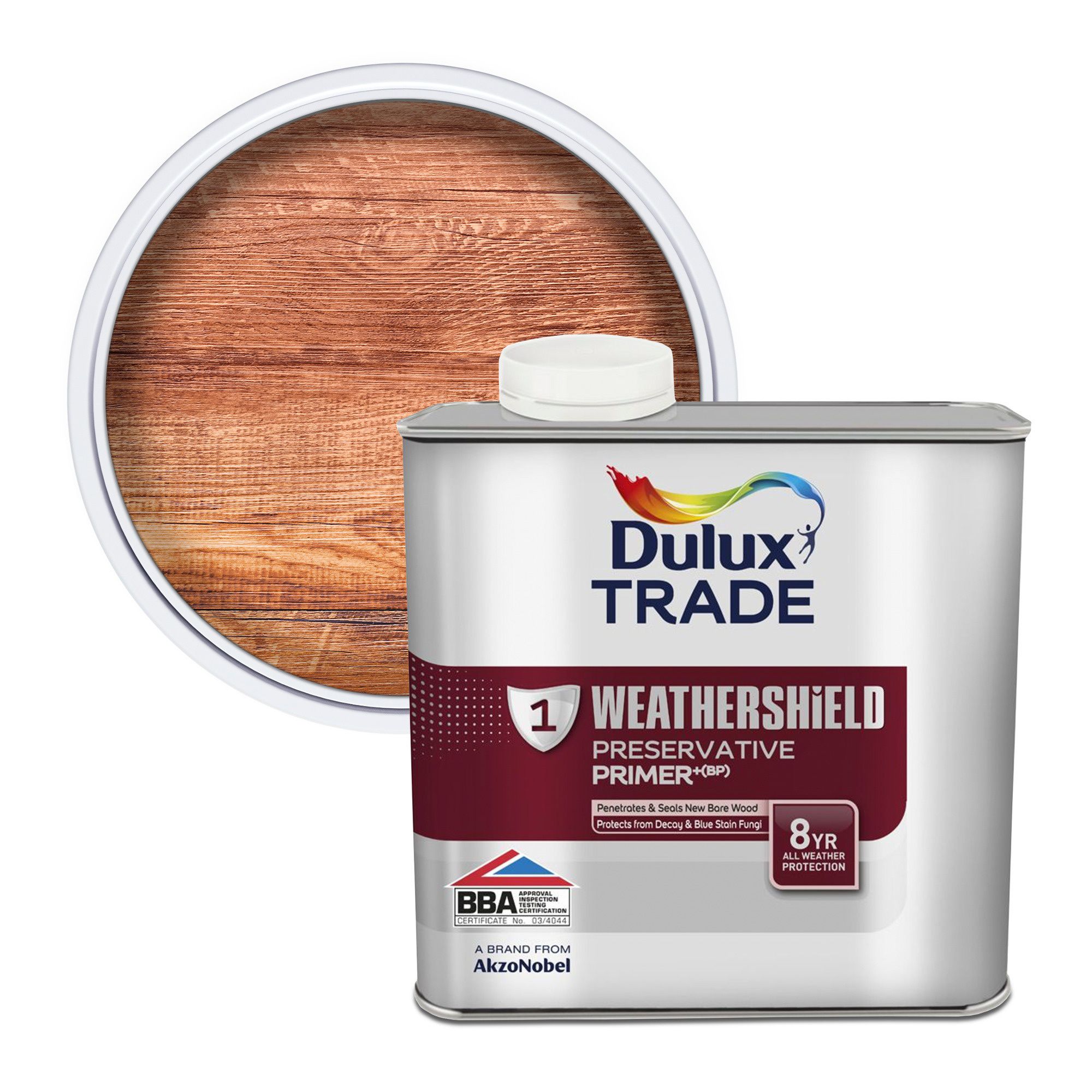 Dulux Trade Wood Primer, 2.5L | Tradepoint
