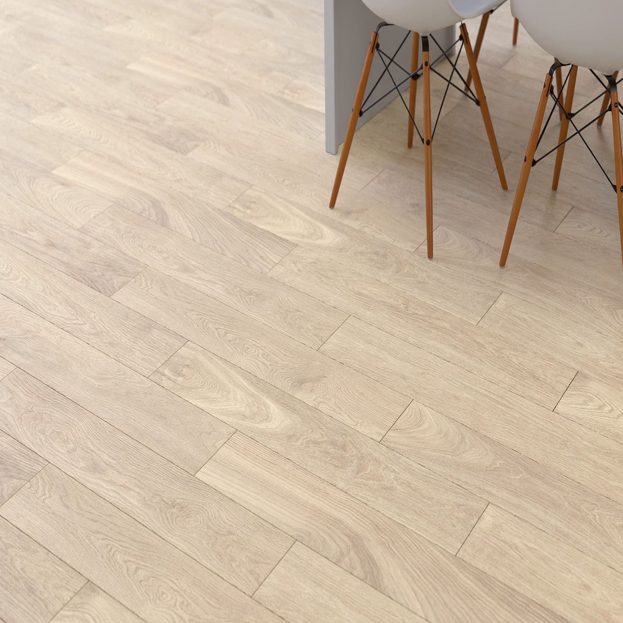 Duratile Designs Bonsai Beige Matt Wood effect Porcelain Indoor Wall ...