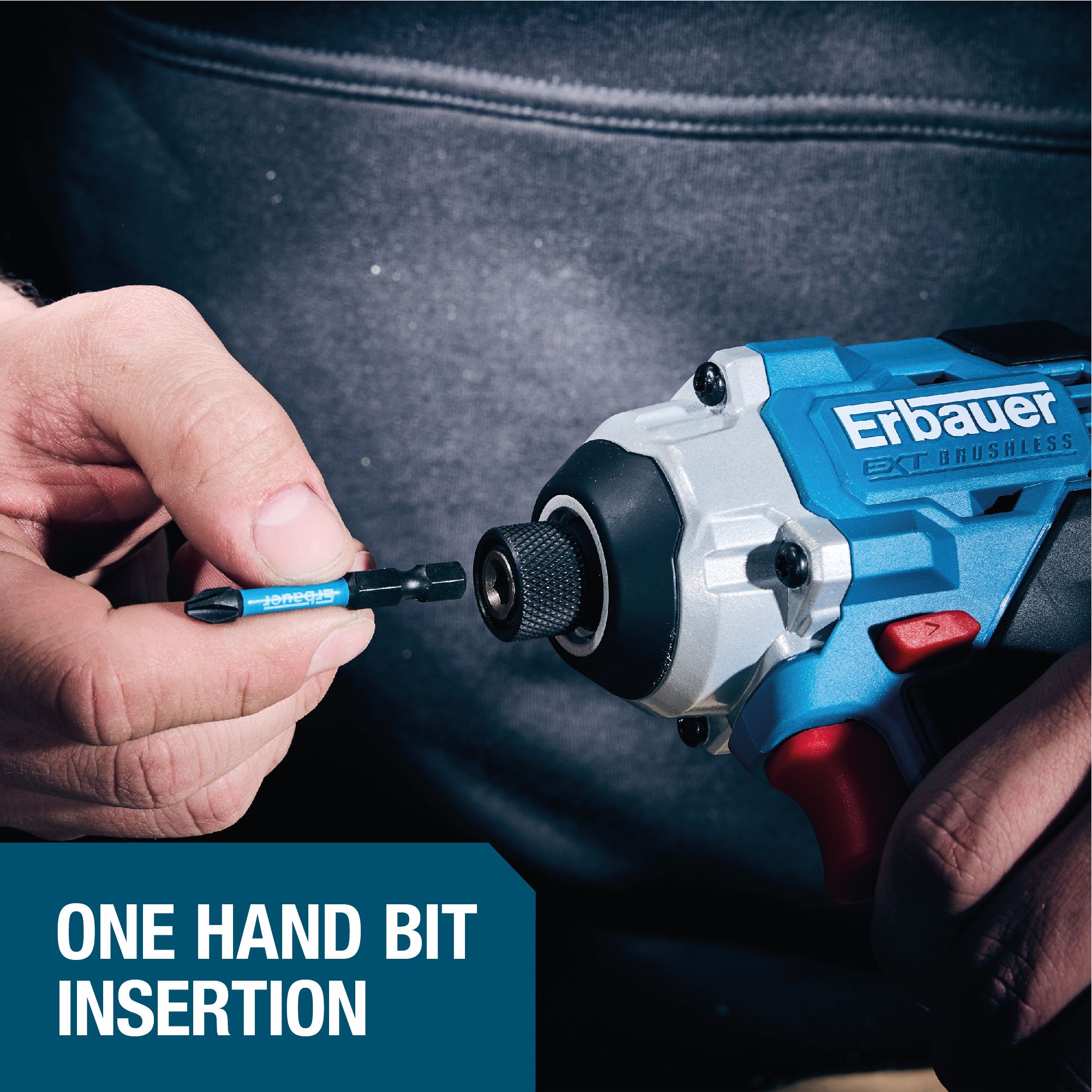 Erbauer 18V EXT Keep Cool Brushless V2 Cordless Impact driver (Bare Tool) - ERI1093IPD