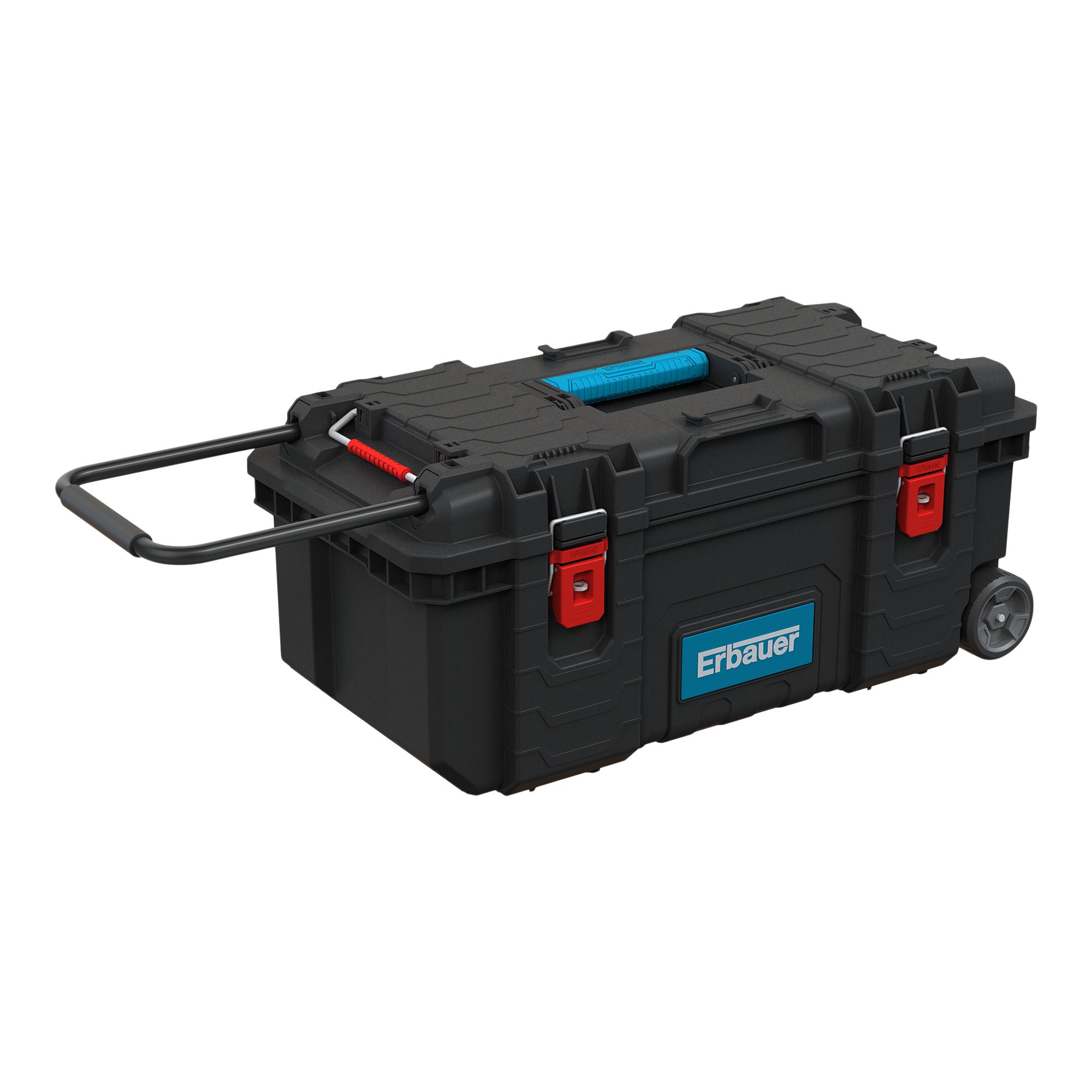 Erbauer Connecx Modular Storage Rolling Trolley & toolbox | Tradepoint