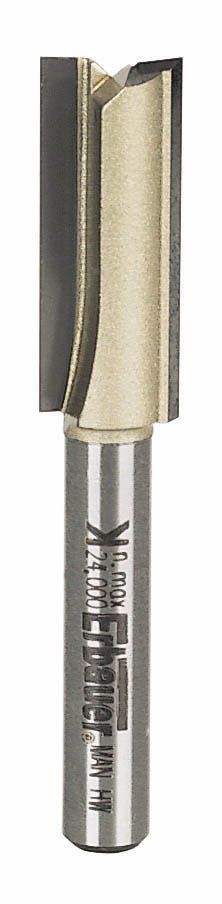 Erbauer ¼" shank Straight router cutter (Dia)10mm (L)25.4mm | Tradepoint