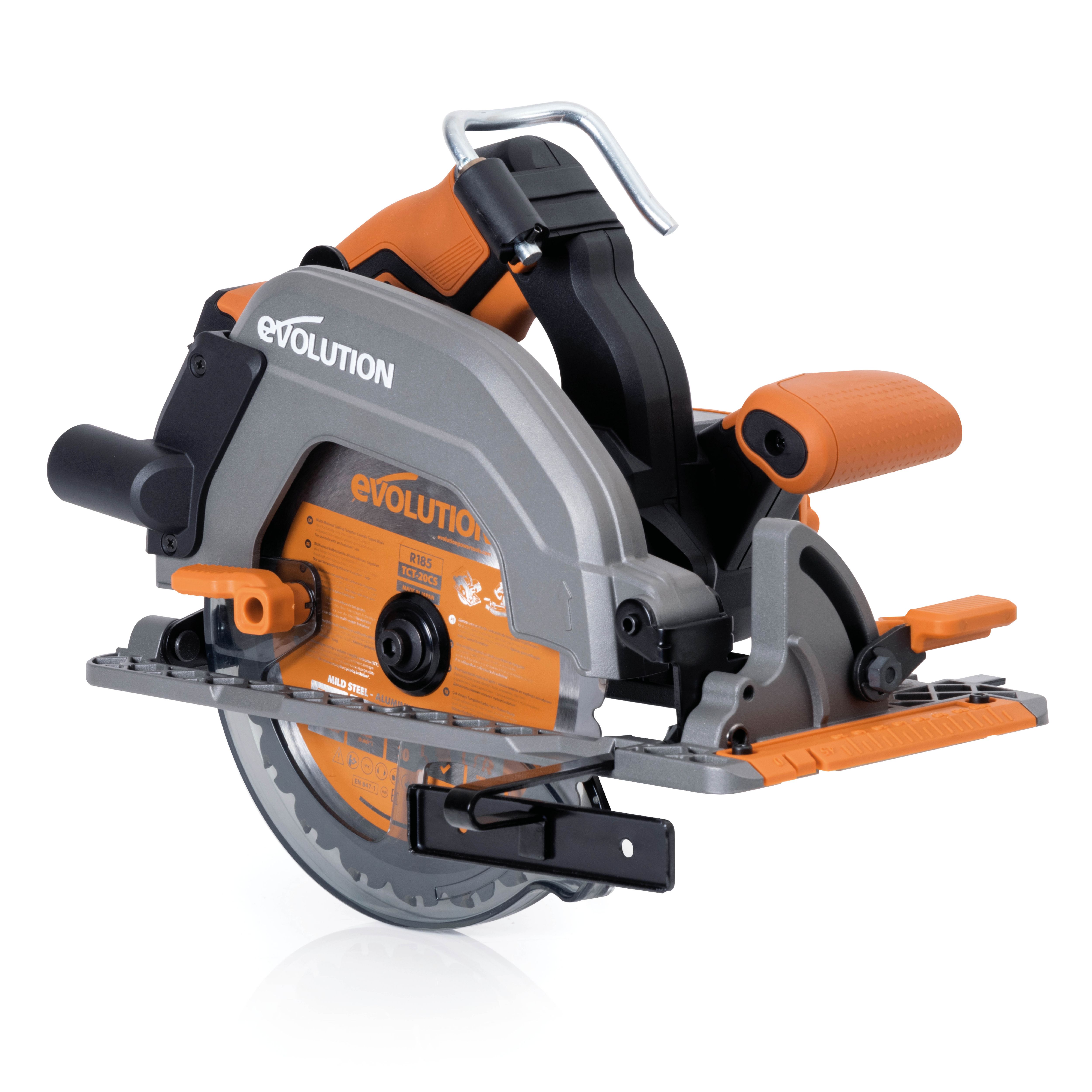 Evolution 18V 185mm Cordless Circular saw (Bare Tool) - R185CCS-LI