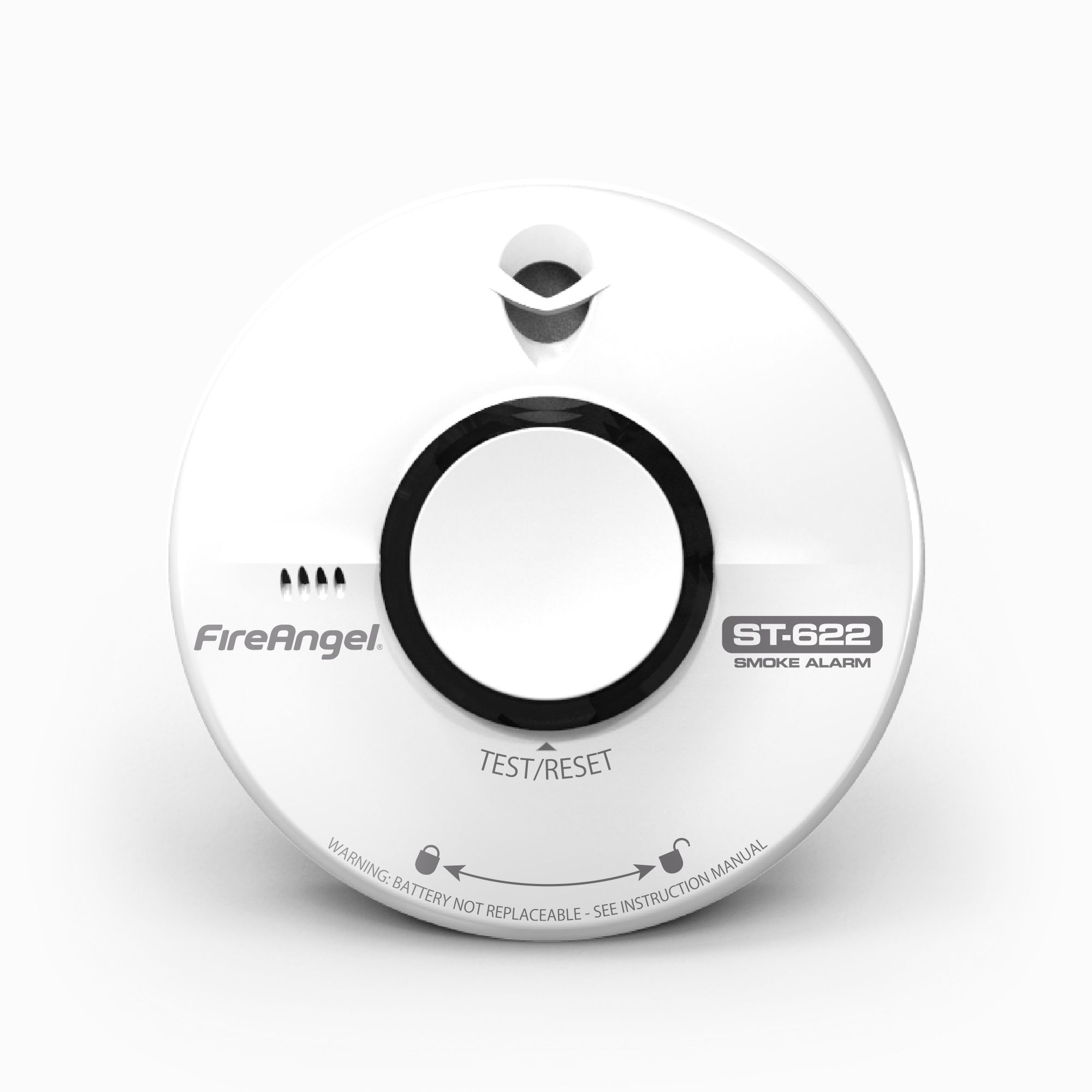FireAngel ST-622R Thermistor Smoke Alarm with 10-year lifetime battery ...