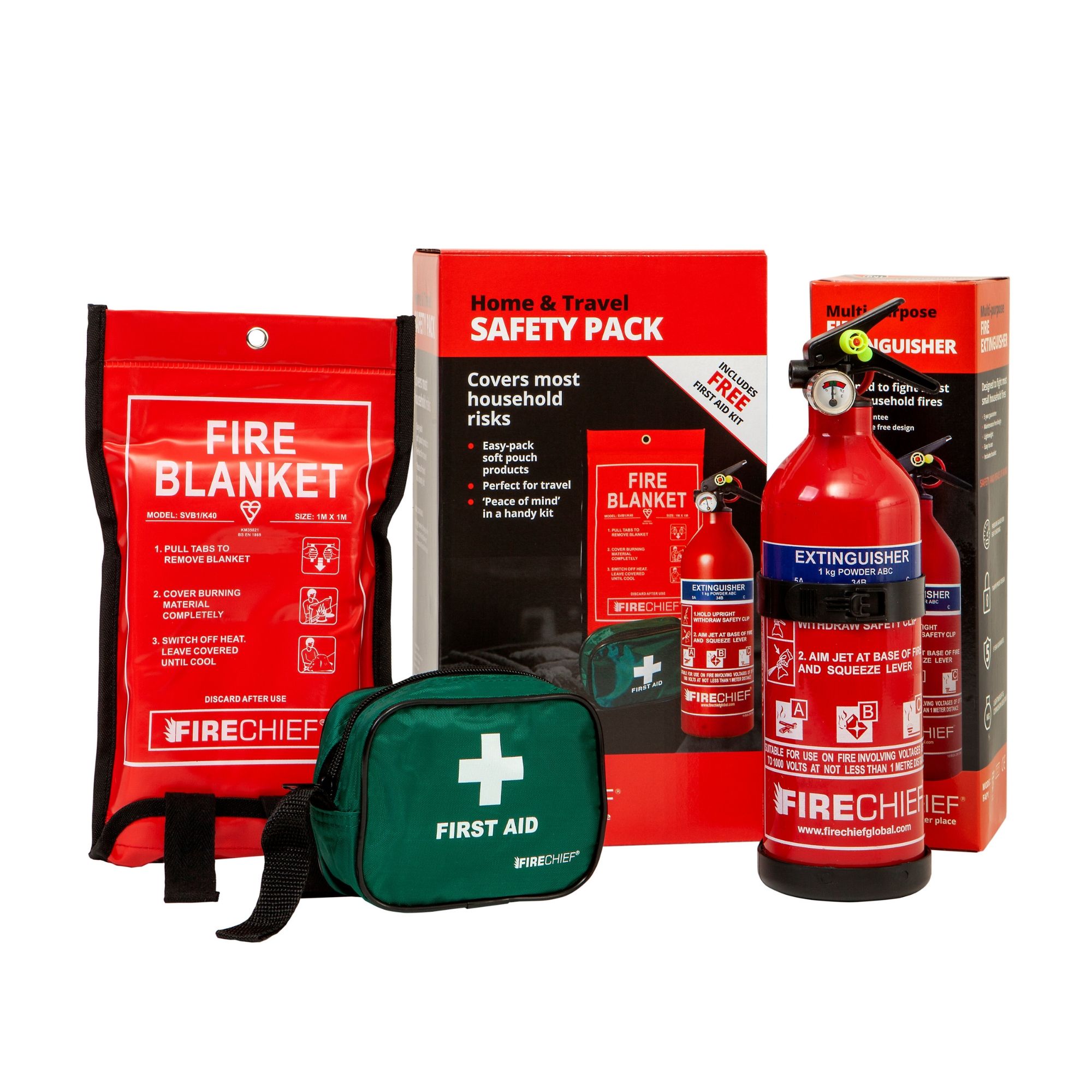 Firechief FHSP1 Fire safety kit | Tradepoint
