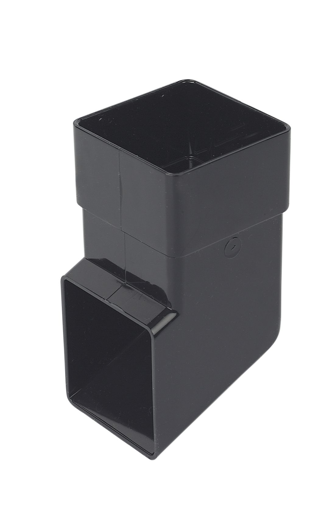 FloPlast Black Square Gutter shoe (L)70mm (Dia)65mm | Tradepoint