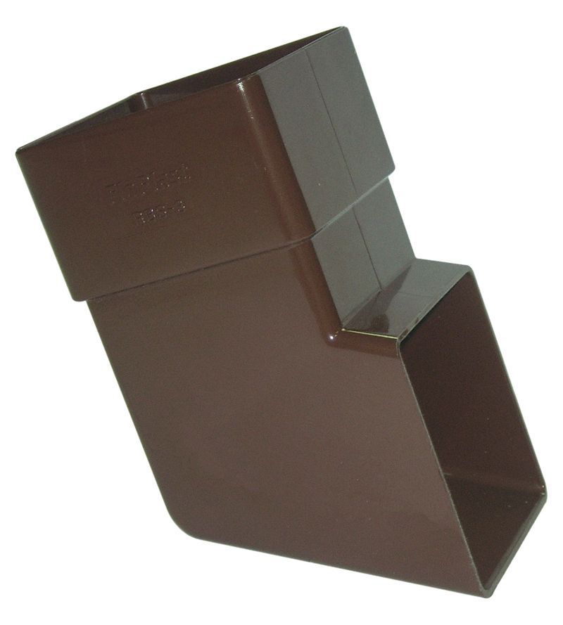 FloPlast Brown Square Gutter shoe (L)70mm (Dia)65mm | Tradepoint