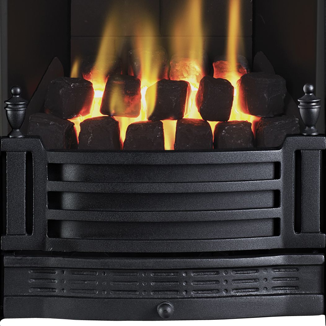 Focal Point Finsbury multi flue Black Slide control 3.1kW Gas Fire