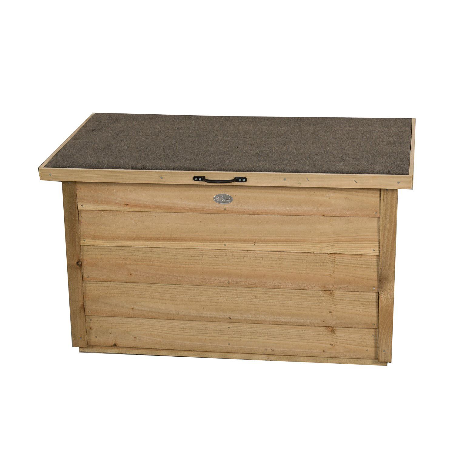 Forest Garden Loglap Wooden 3x2 Lift up sloping Garden storage box