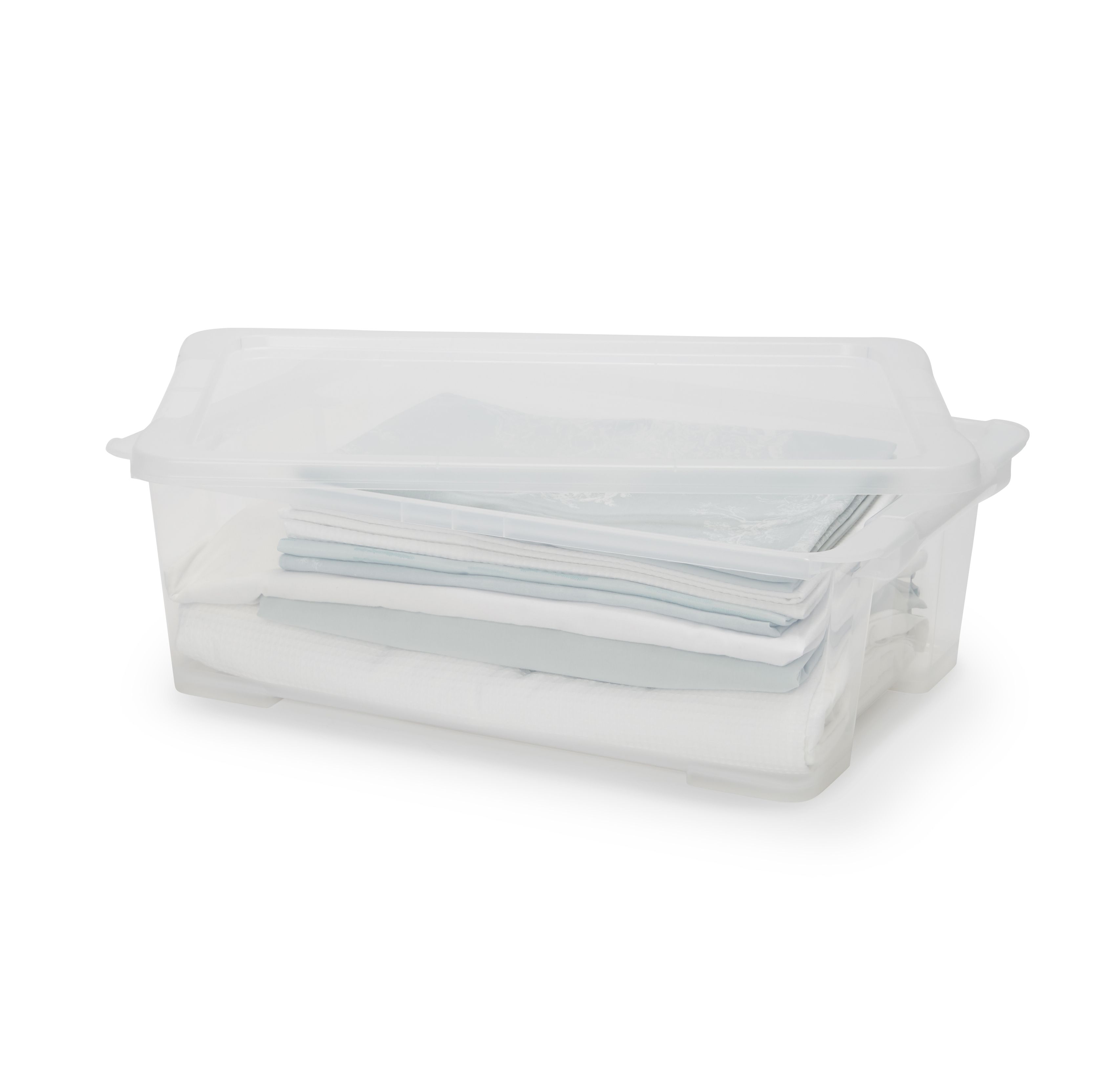 Form Kaze Clear 29L Medium Plastic Stackable Storage box | Tradepoint