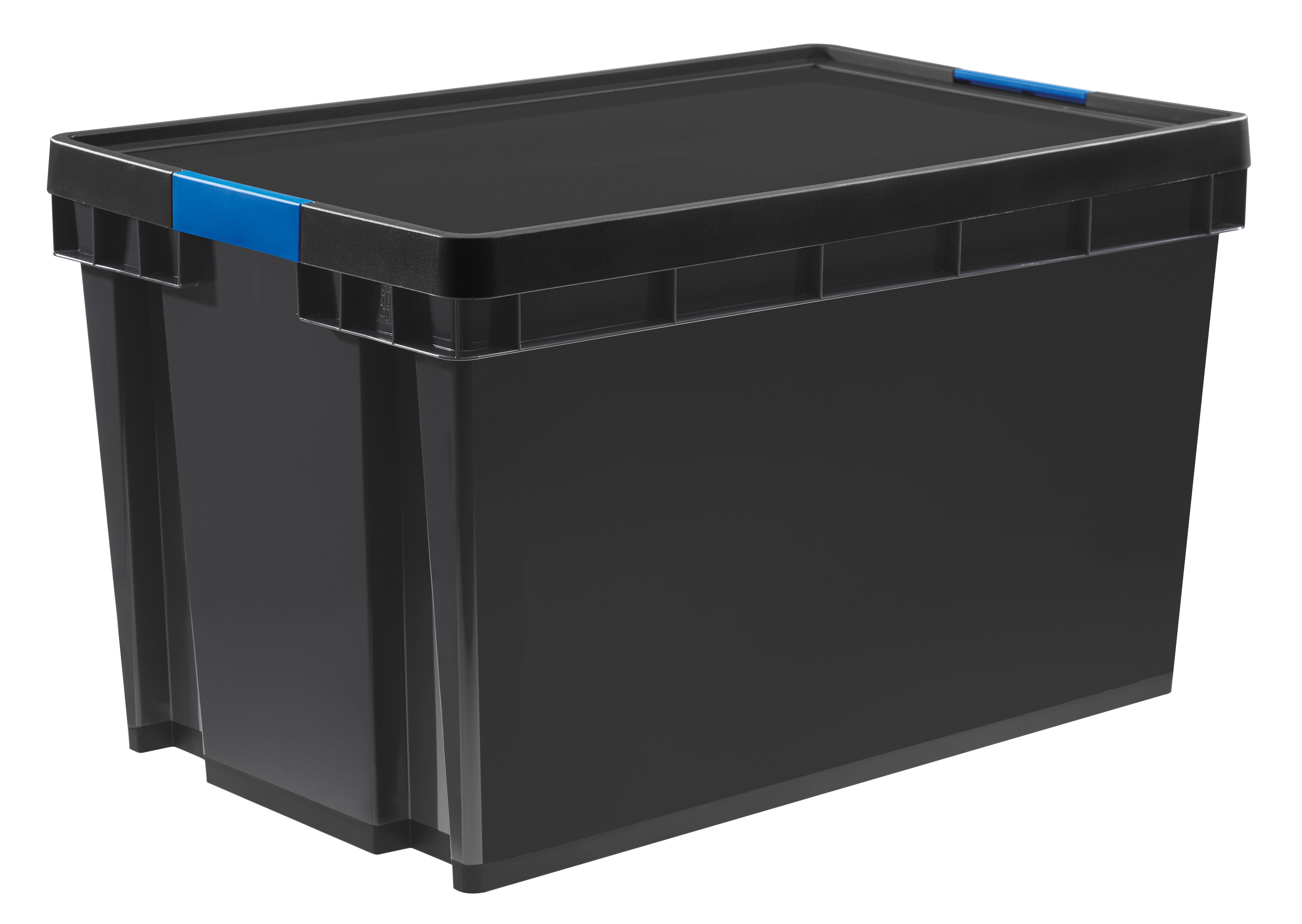 Form Xago Heavy duty Grey XXL Plastic Stackable Storage box & Lid ...