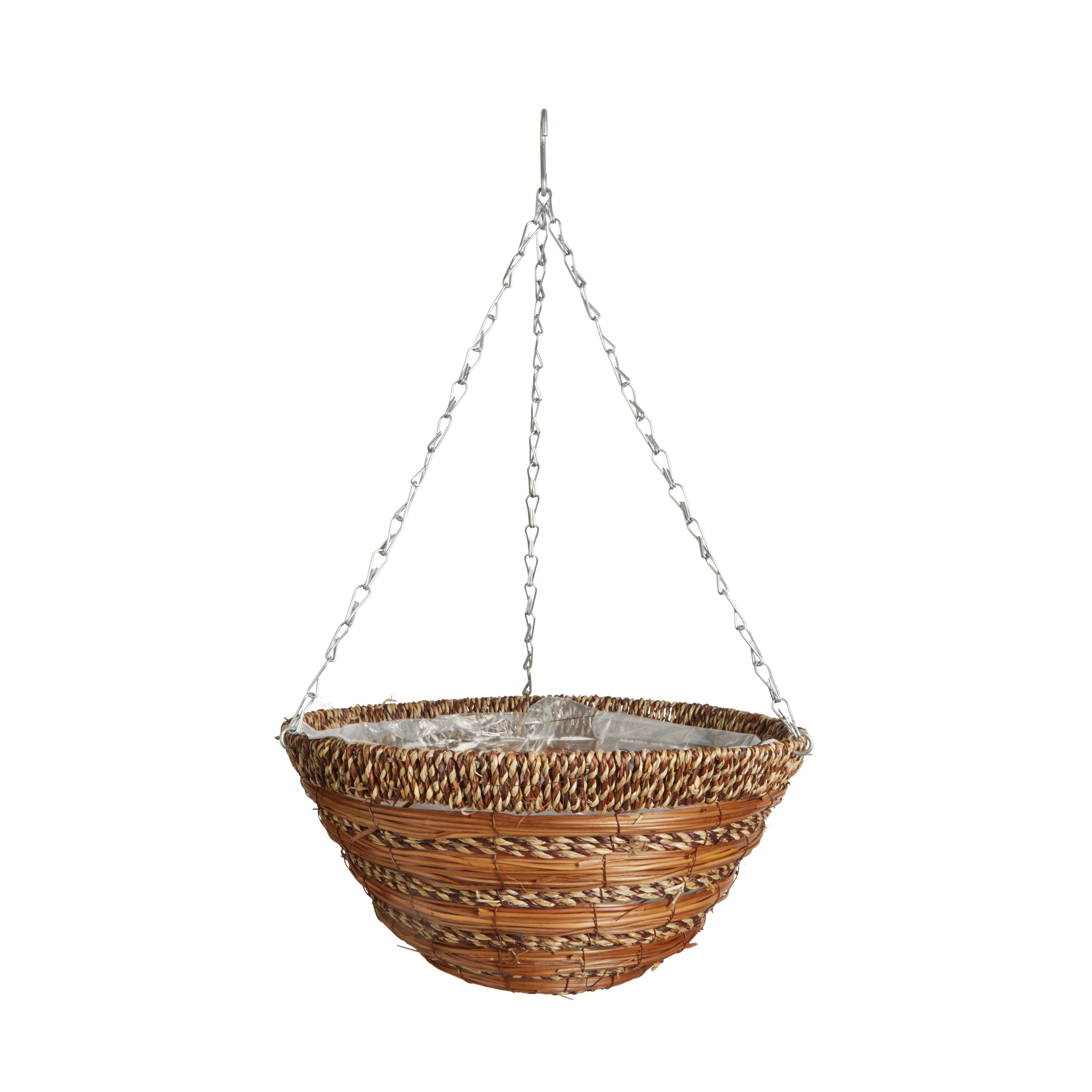 Gardman Round Rope Hanging basket, 35.56cm | Tradepoint
