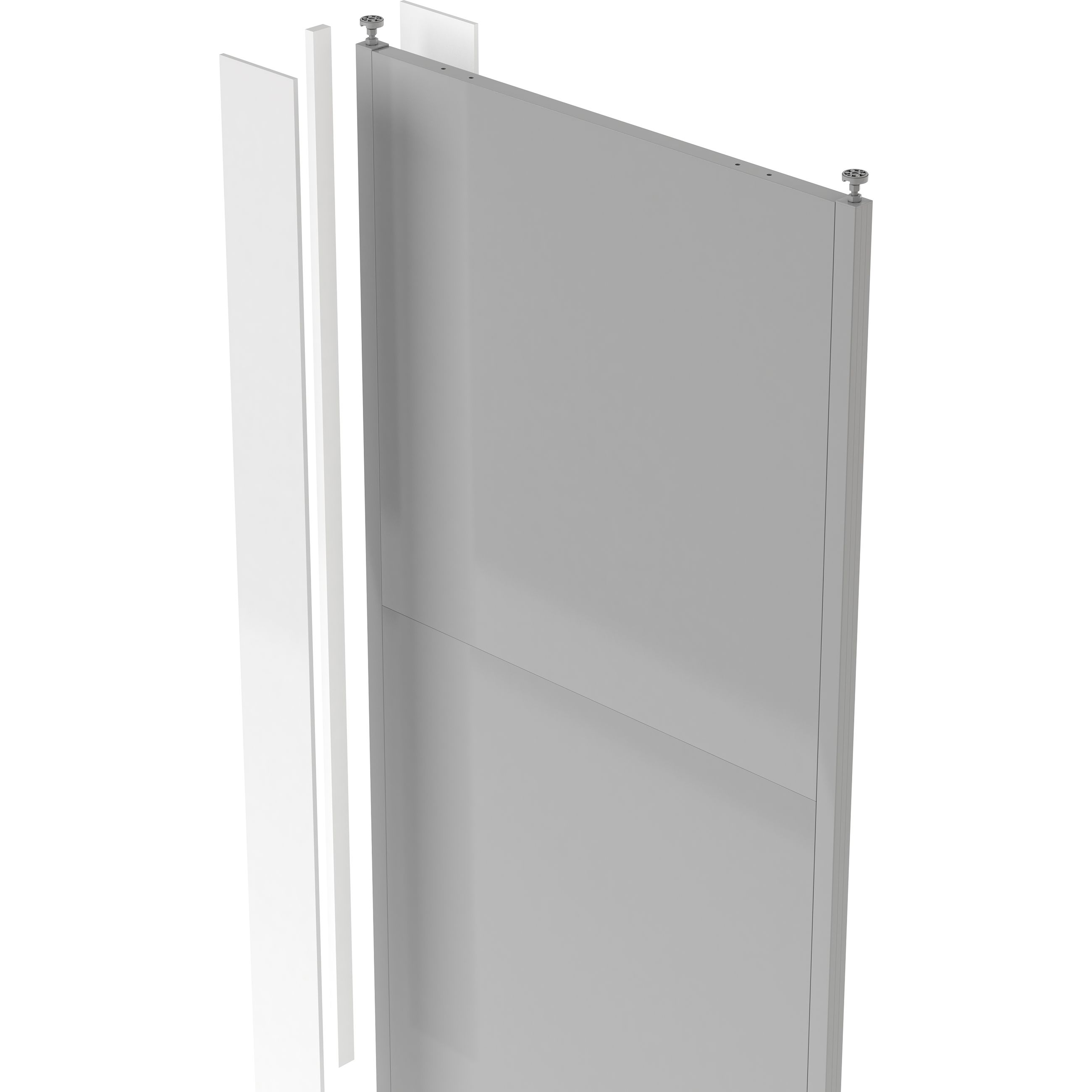 GoodHome Alara White Modular Room divider side panel kit (H)2.01m (W)0 ...