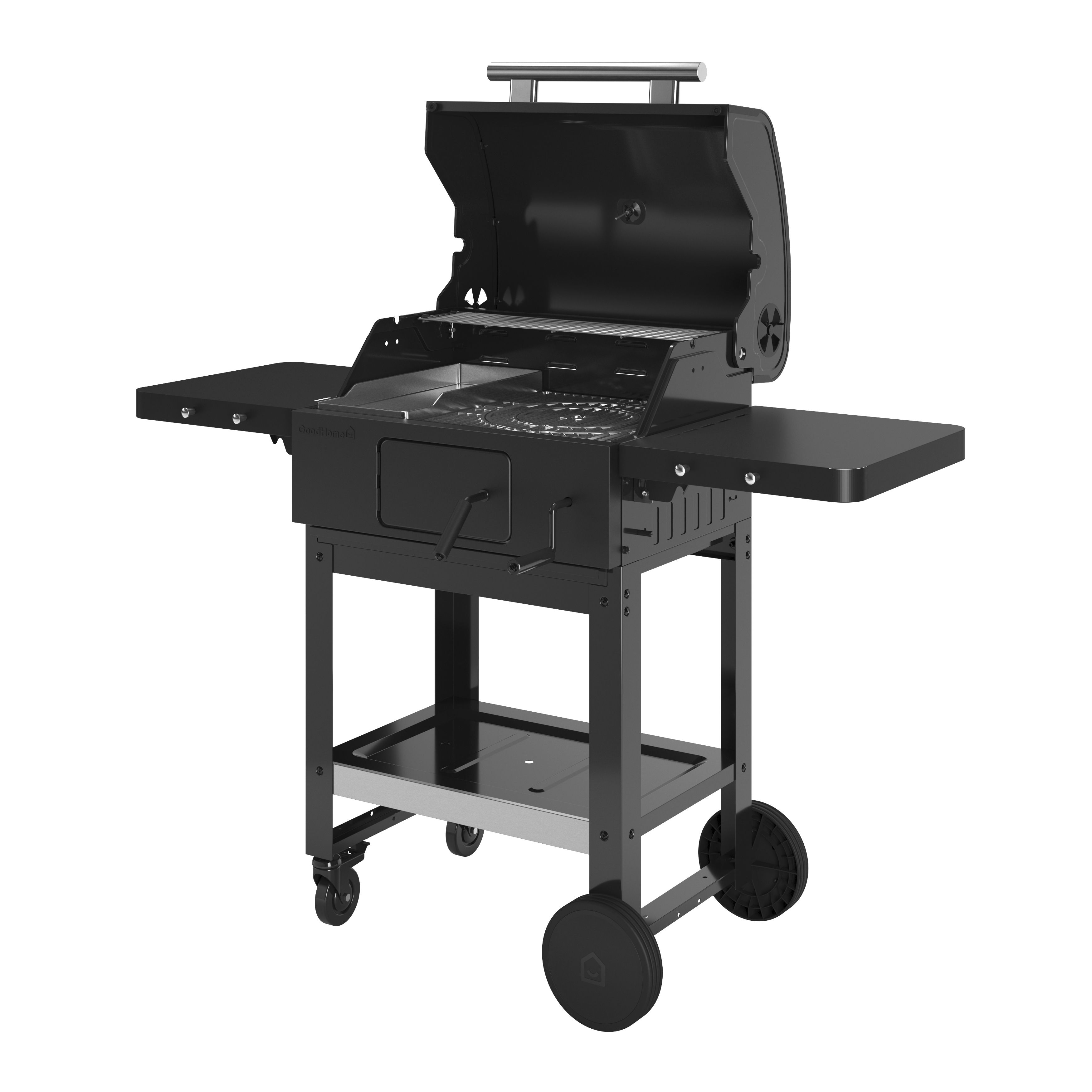 GoodHome Etowah Black Charcoal Barbecue Tradepoint