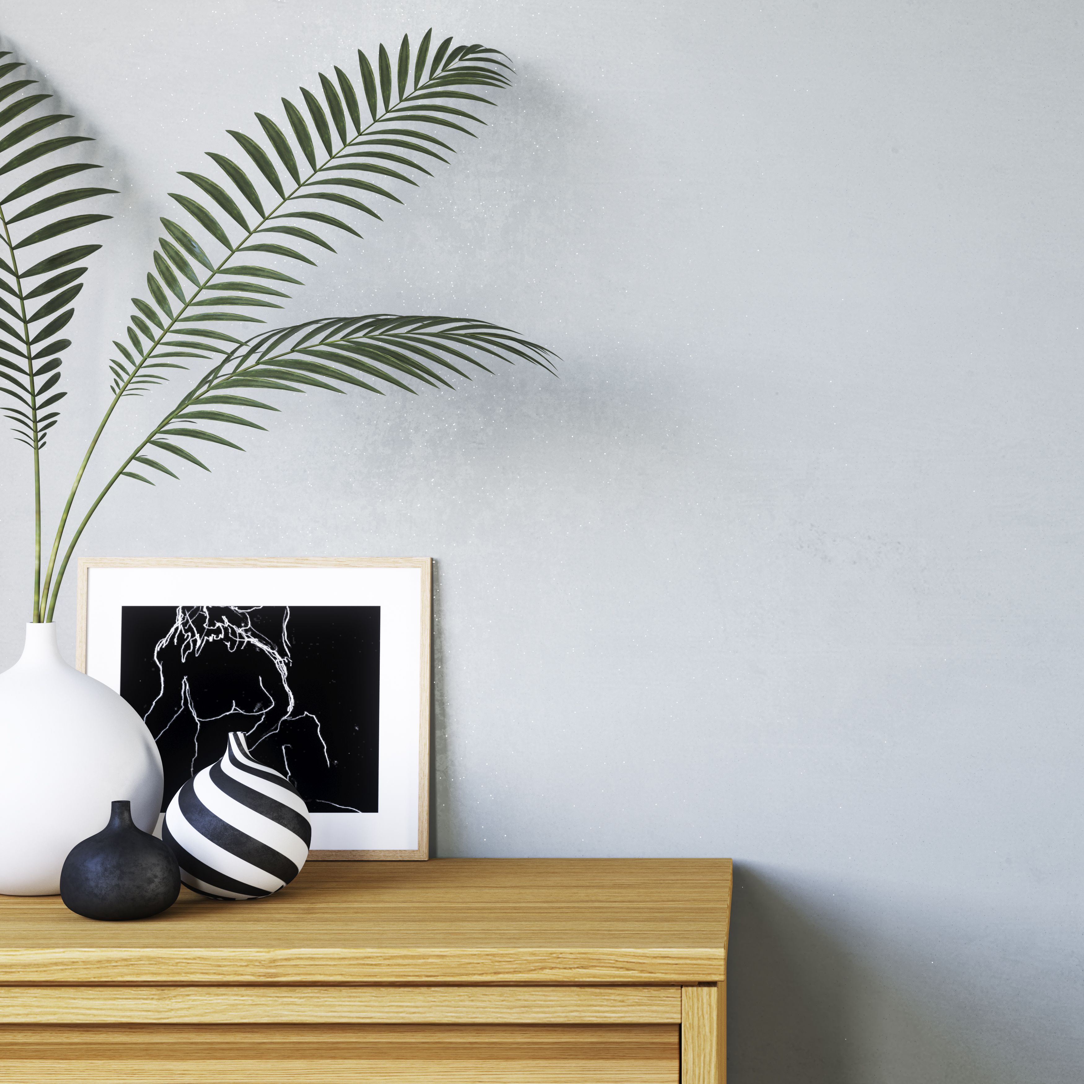 GoodHome Feature wall Hamptons Glitter effect Emulsion paint, 2L