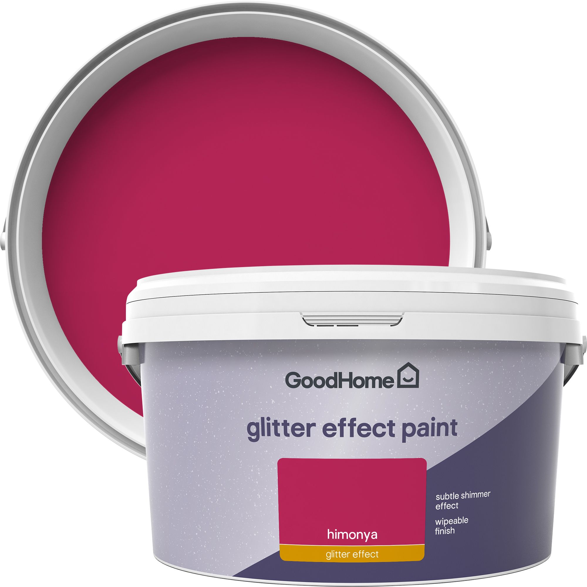 GoodHome Feature wall Himonya Glitter effect Emulsion paint, 2L ...