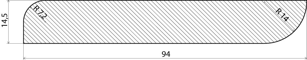 GoodHome Fully finished White MDF Round & bullnose Skirting board (L ...