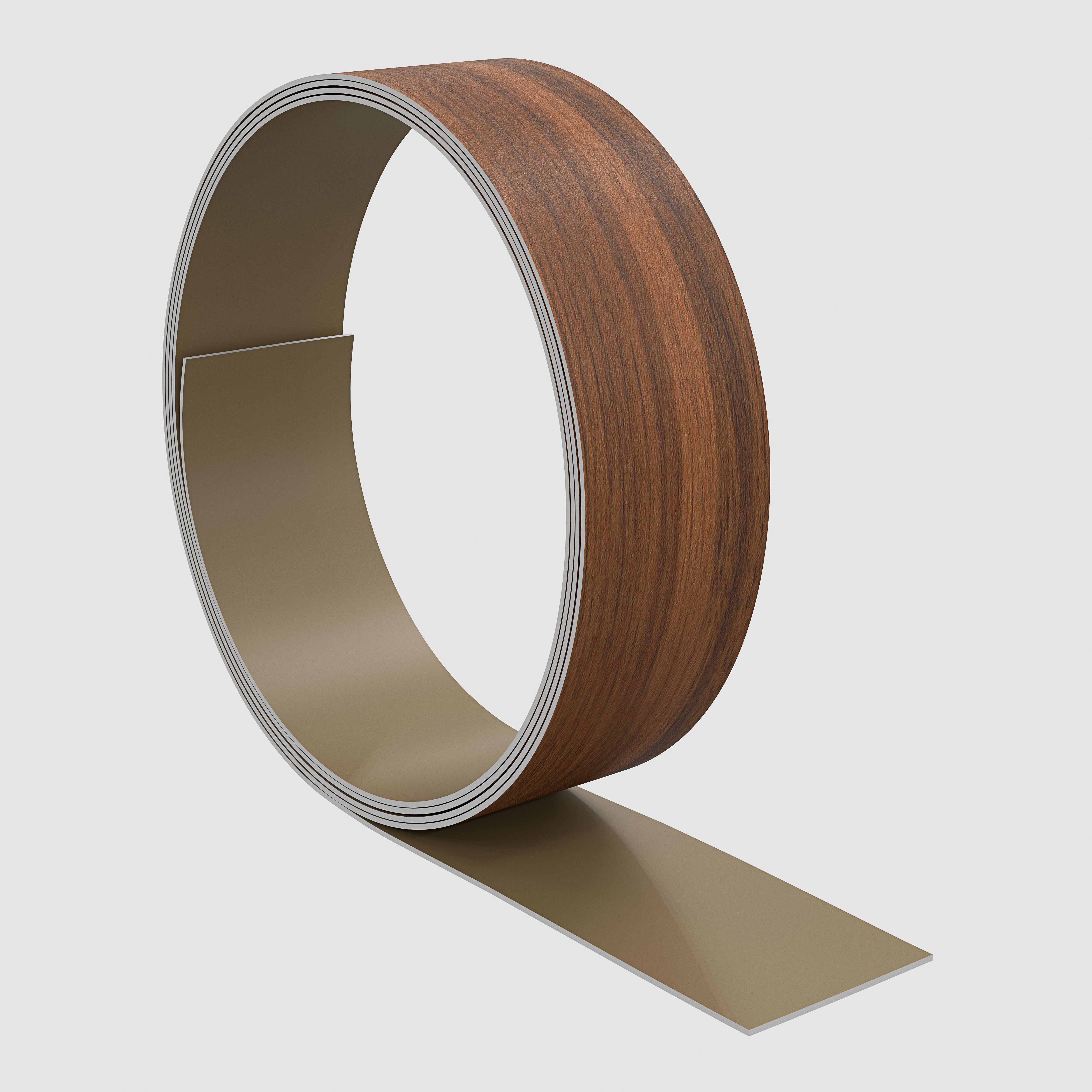 GoodHome Kala Wood effect Dark wood Worktop edging tape, (L)3m (W)40mm ...