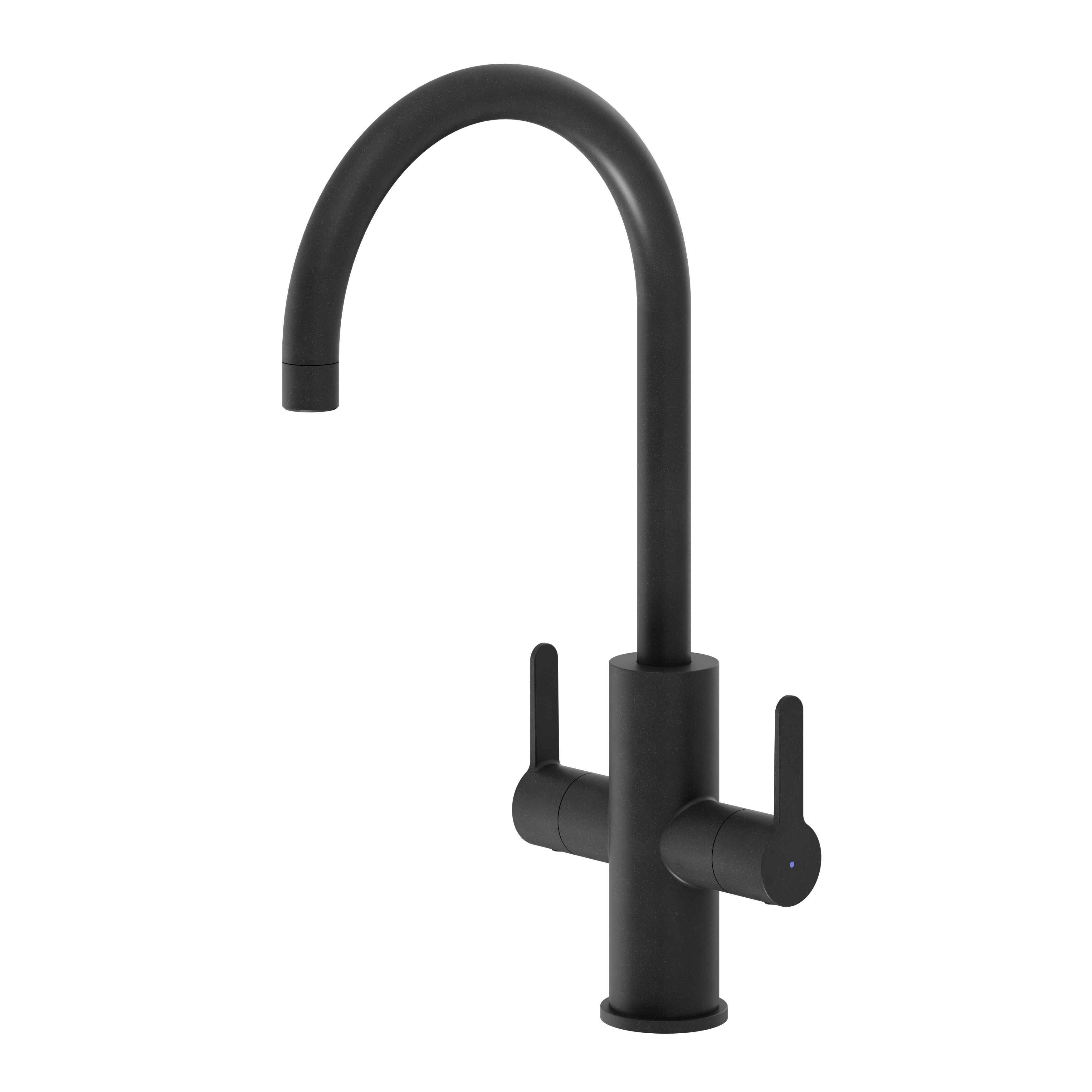 Black kitchen tap store