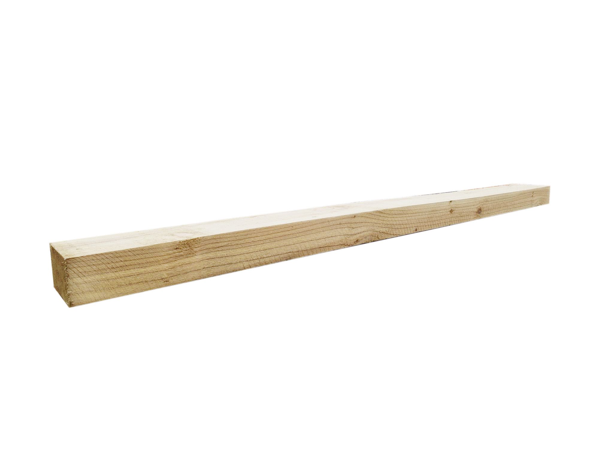 Grange Fencing Rough-sawn edge Timber Sleeper (W)200mm (L)2.4m