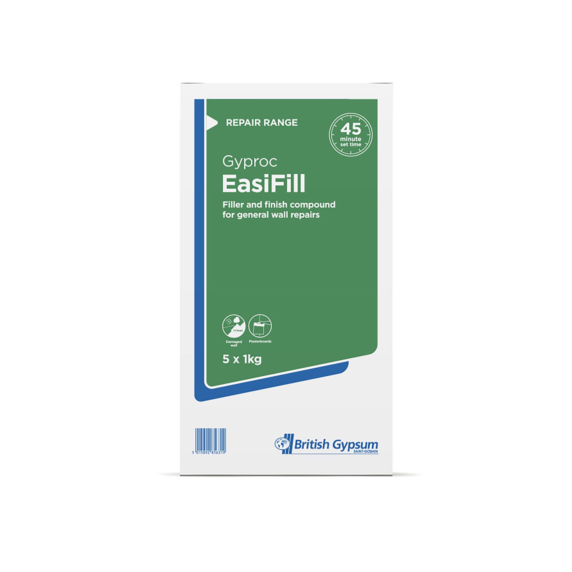 Gyproc Easi-fill Powder filler, 5kg | Tradepoint