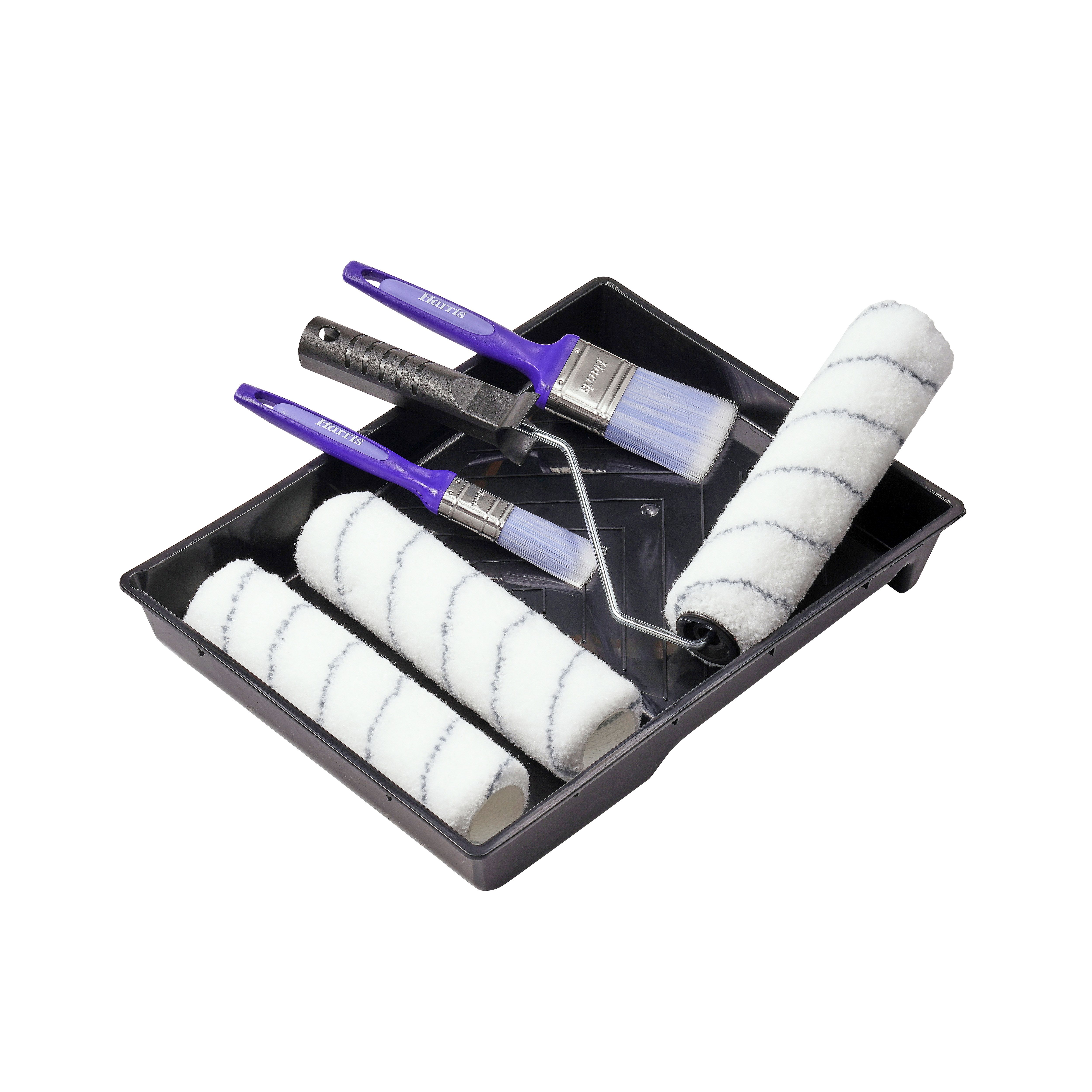 Harris Revive Polyester Medium pile Decorating set, 7 pieces