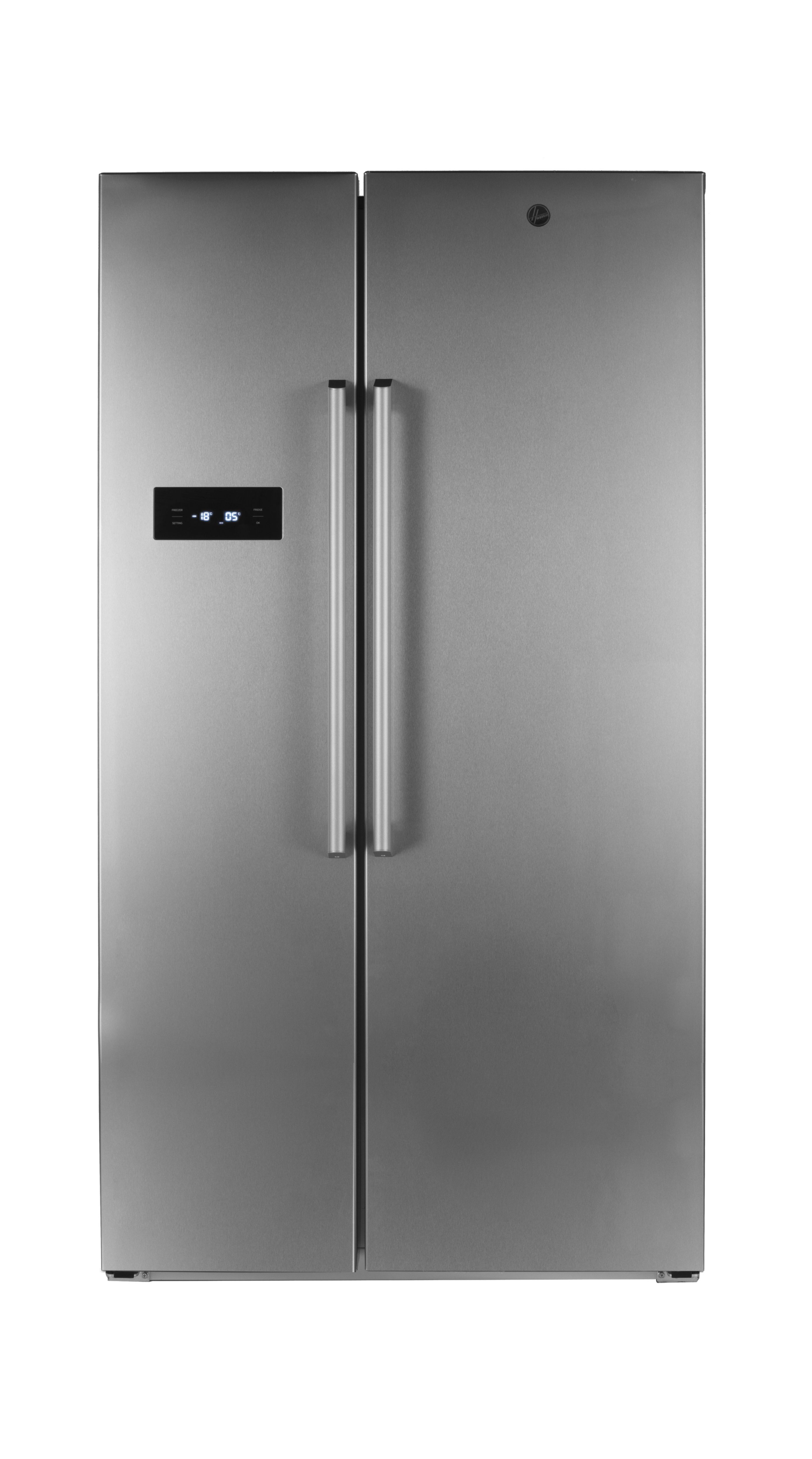 Hoover HSBSF 178MXK American style Freestanding Frost free Fridge ...