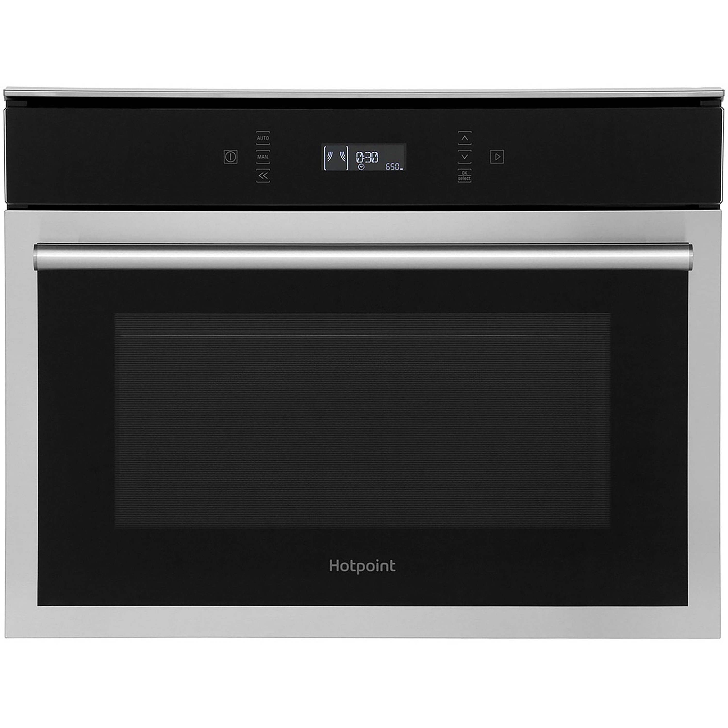 Hotpoint MP676IXH Built-in Single Oven with microwave - Stainless steel ...