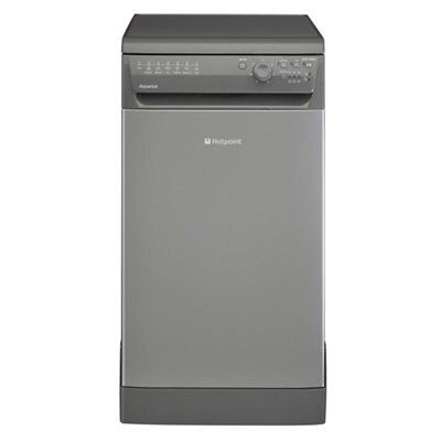 Hotpoint SIAL11010G Freestanding Slimline Dishwasher - Graphite