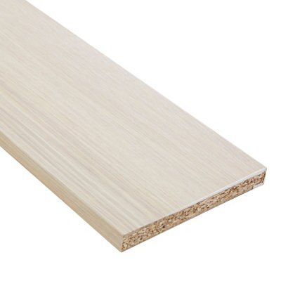 IT Kitchens Natural Oak effect Straight Plinths, (L)2400mm