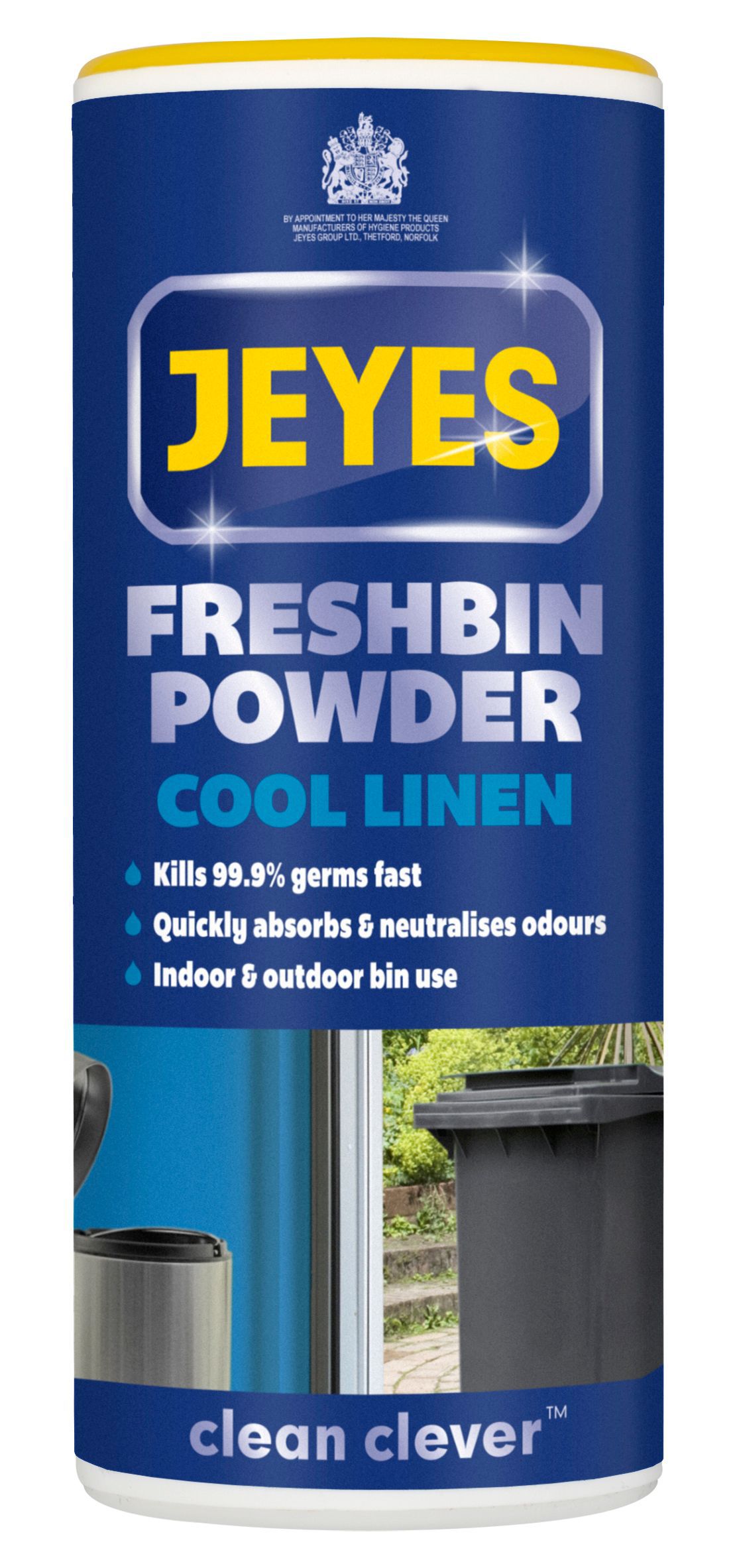 Jeyes Fresh Bin Cool Linen Fresh bin powder, 12L 550g