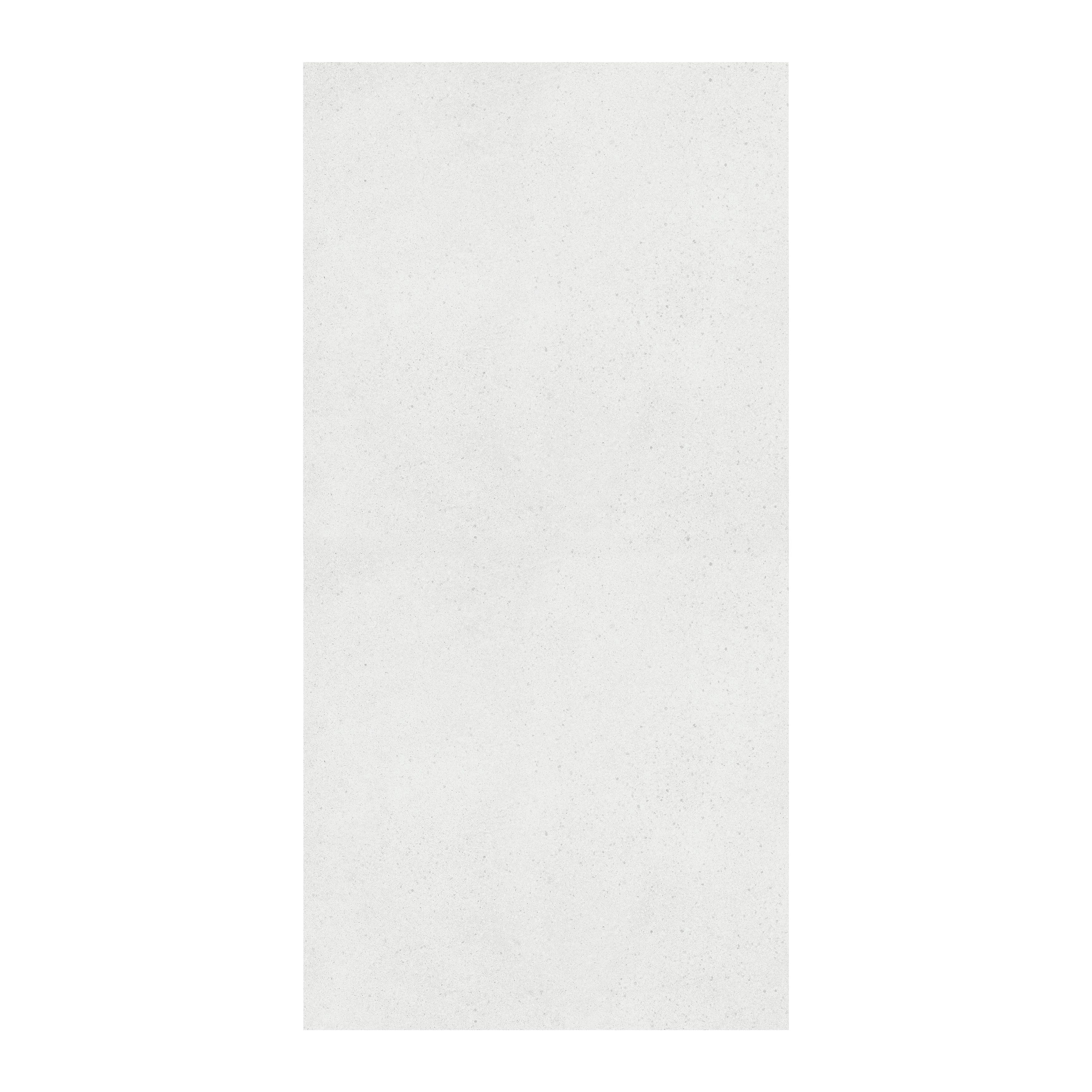 Kale Capri White Matt Limestone effect Ceramic Indoor Wall Tile Sample