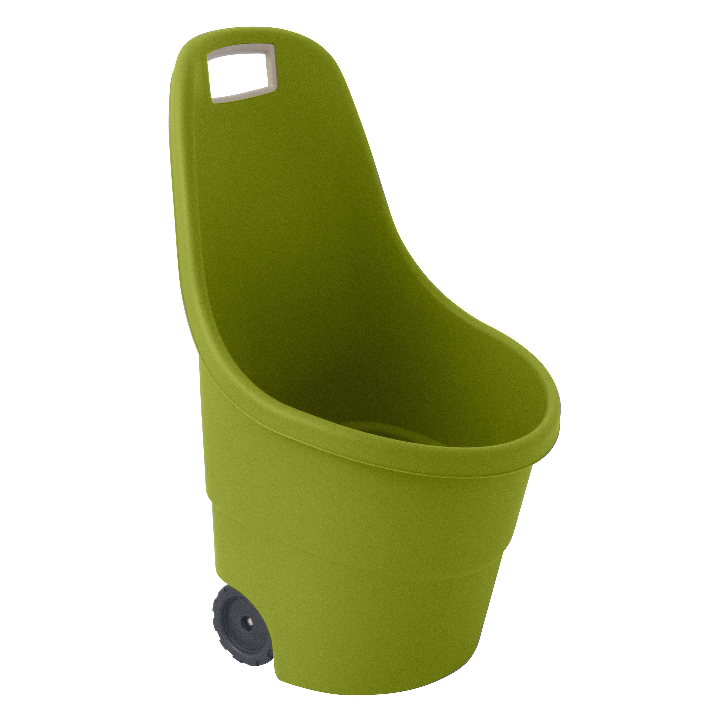 Keter Dark green Polypropylene (PP) 50L Puncture-proof Wheelbarrow, 2kg