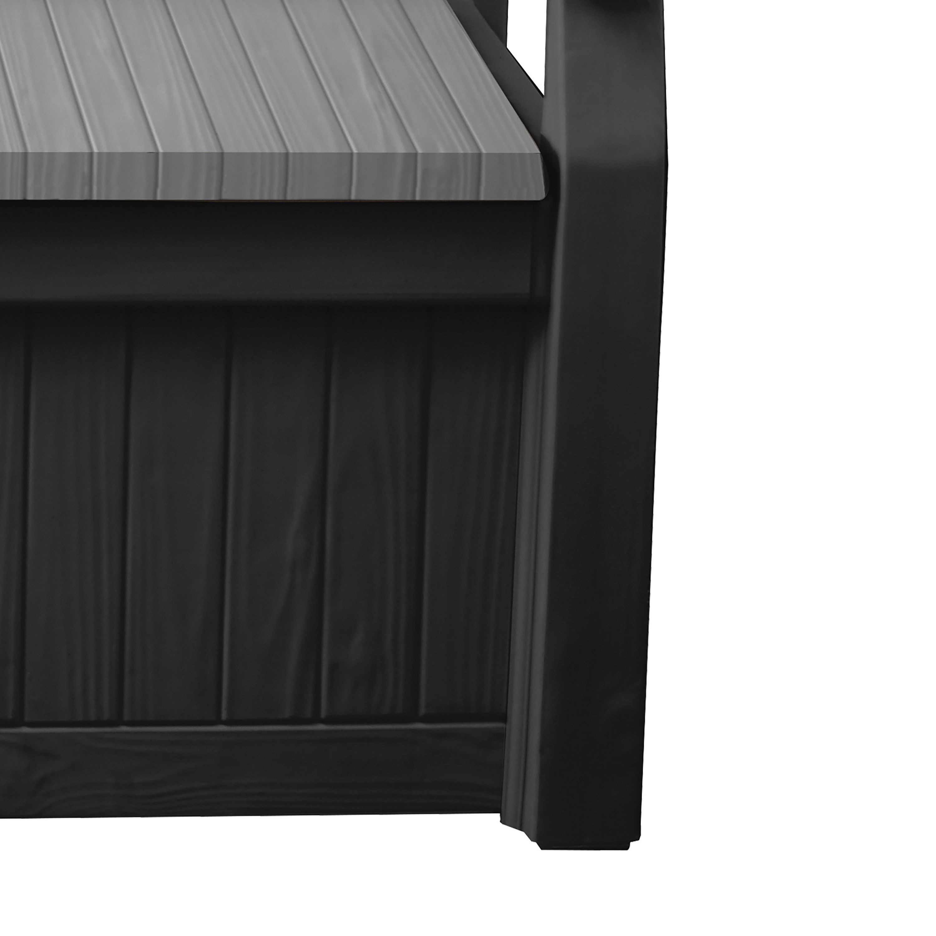 Keter Eden Grey Plastic Storage bench (W) 140cm x (D) 60cm