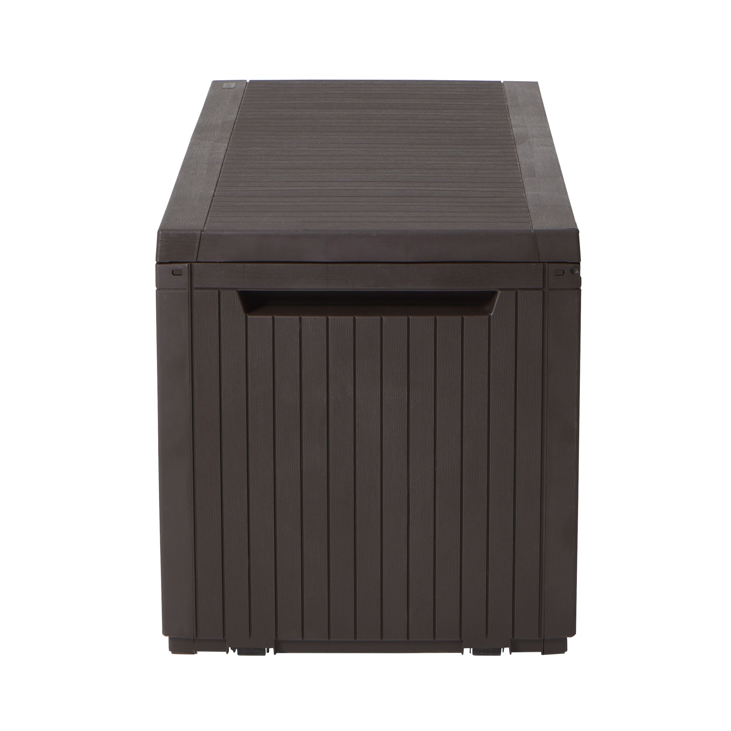 Keter Springwood Anthracite 305l Garden storage box (H)570mm (W)1230mm