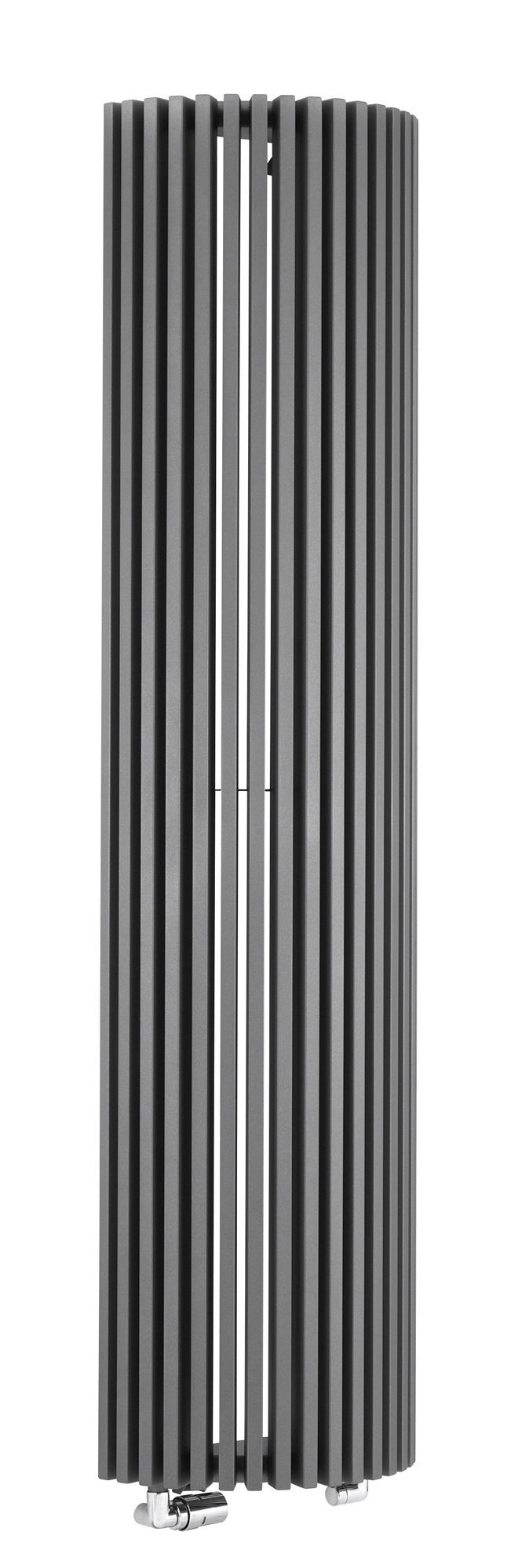 Kudox Tallos Anthracite Vertical Designer Radiator, (W)500mm x (H ...