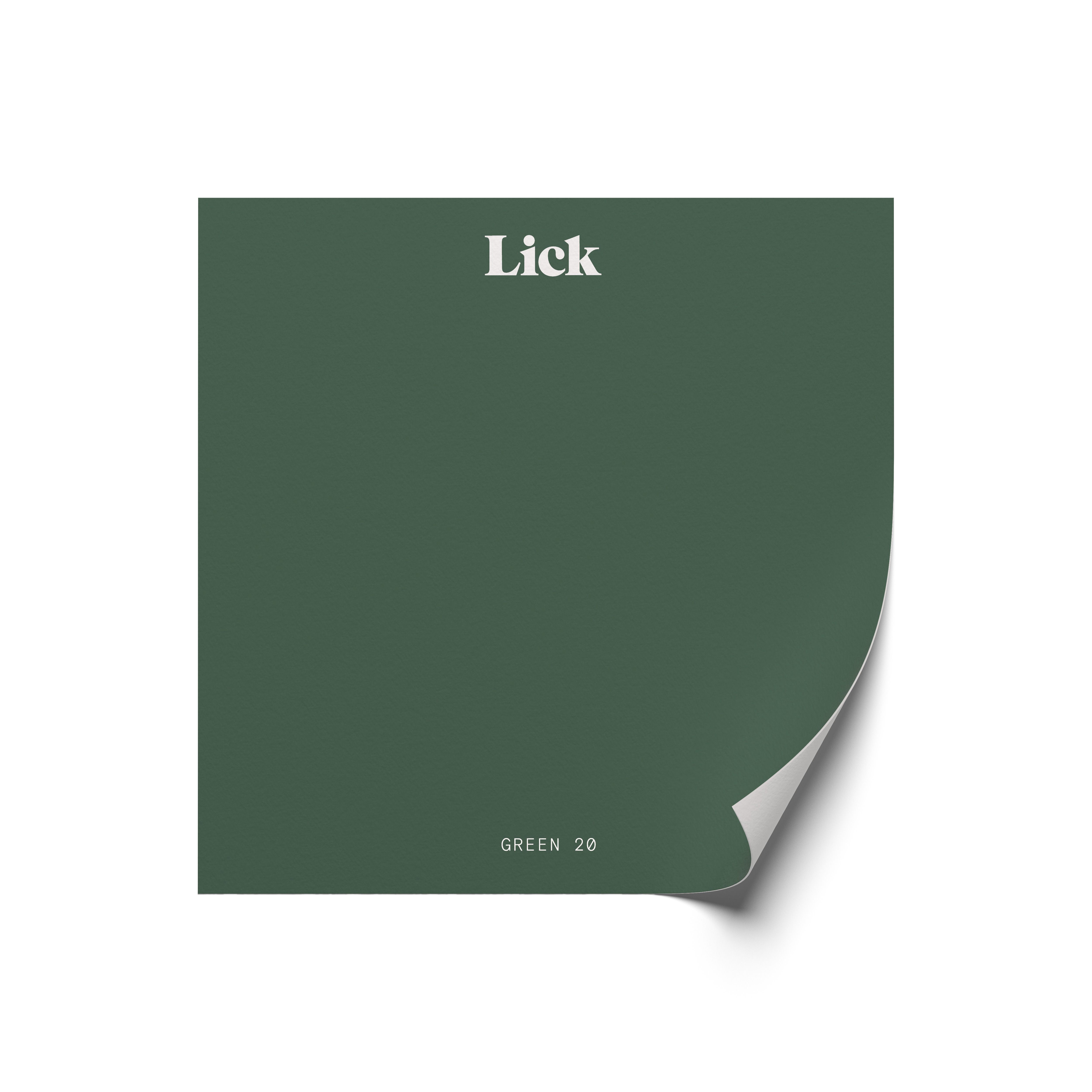 Lick Green 20 Peel & stick Tester | Tradepoint