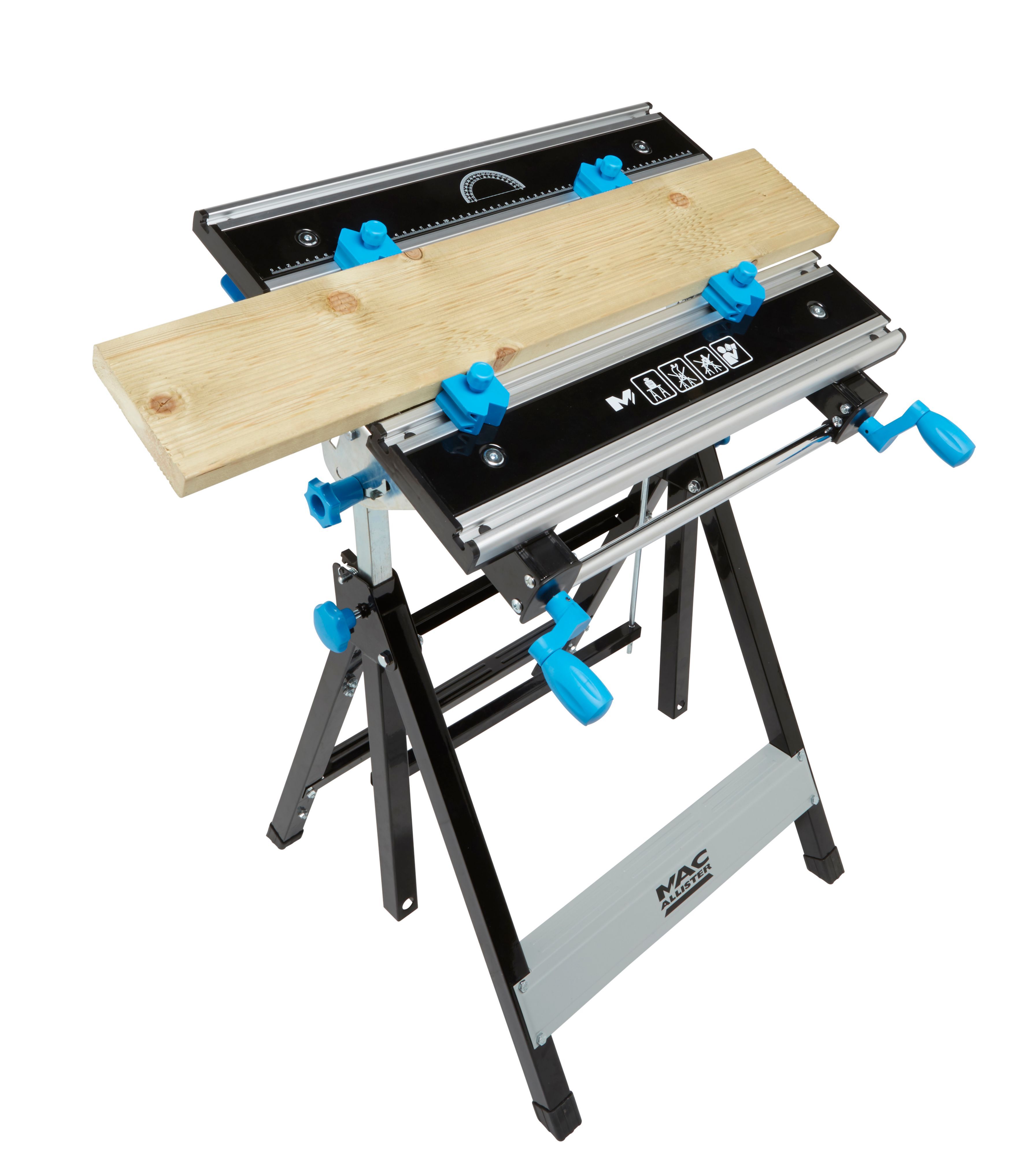 Mac Allister Foldable Folding Work table, (H)1075mm | Tradepoint