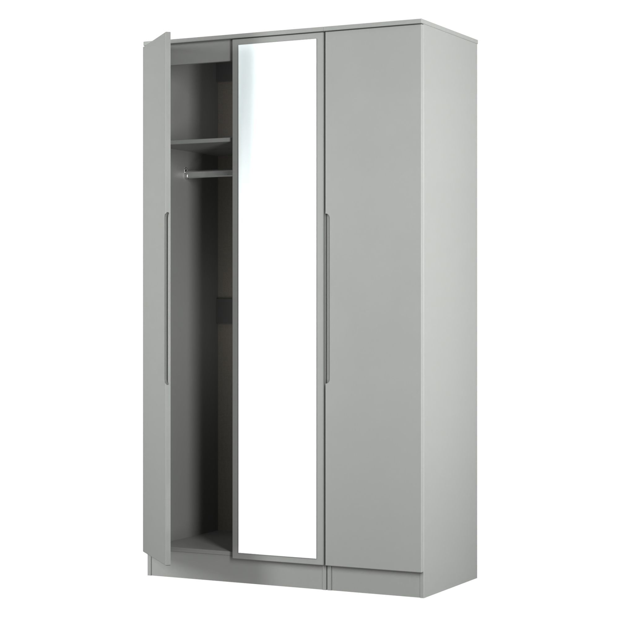 Ready assembled triple wardrobe store