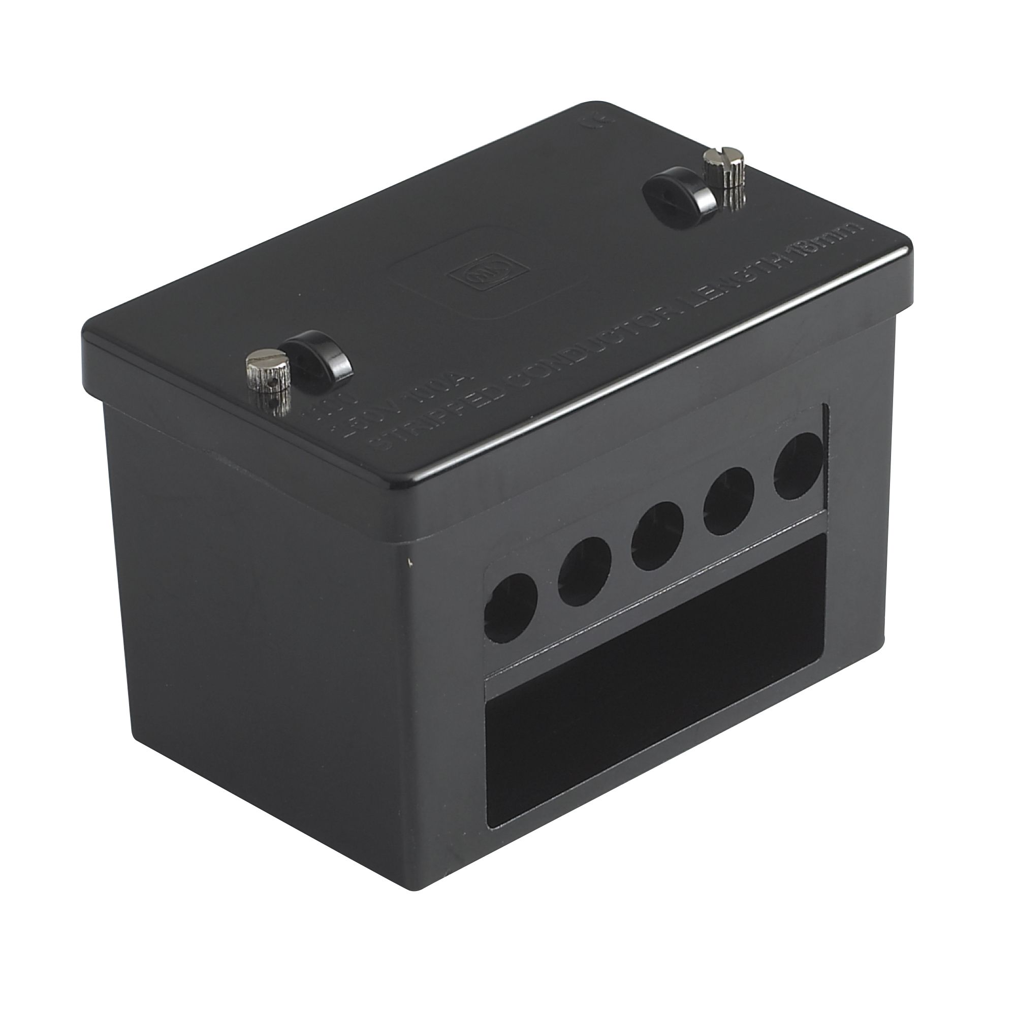 MK Black 100A 5 way Junction box | Tradepoint